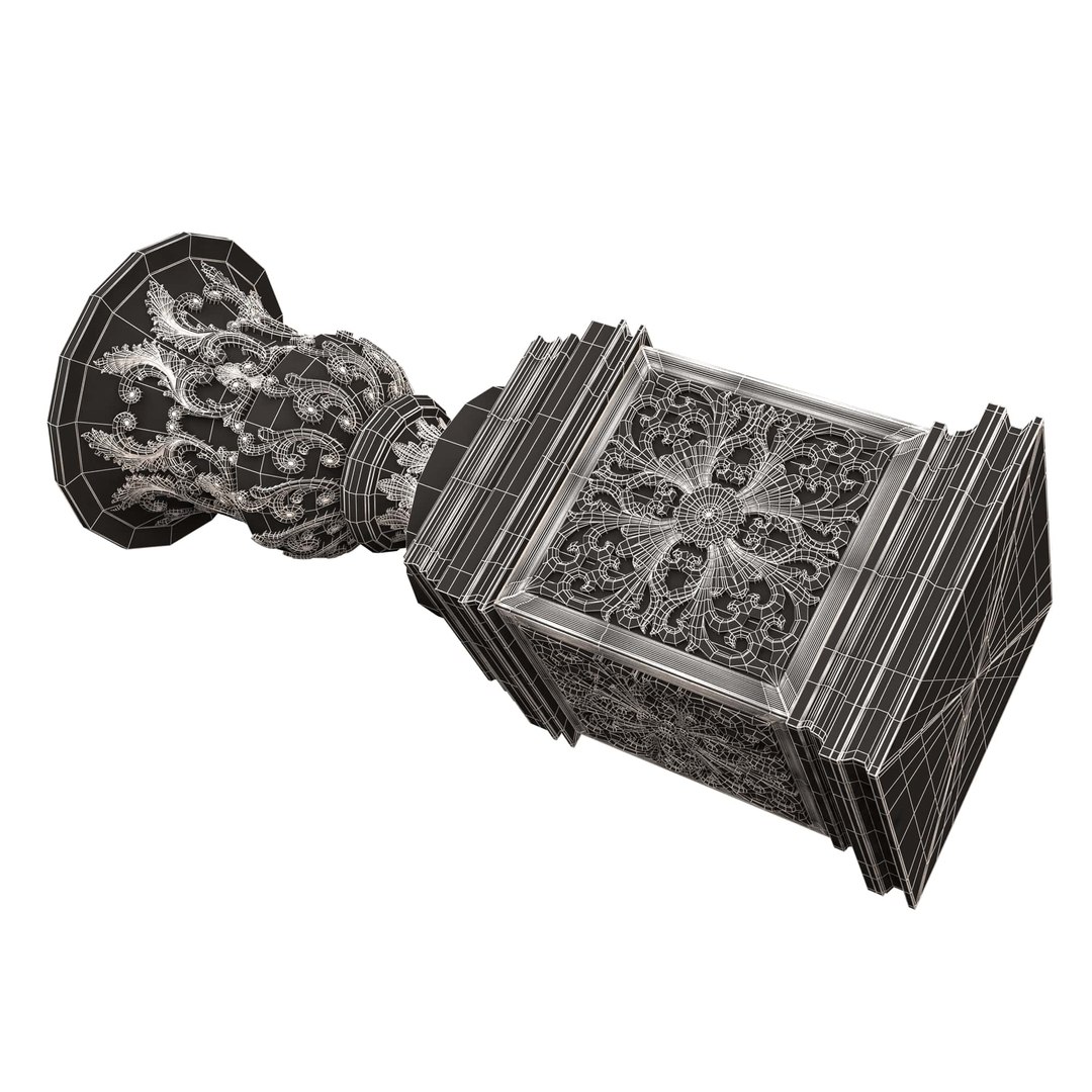 Flower Pot 09 White 3D Model - TurboSquid 2198362