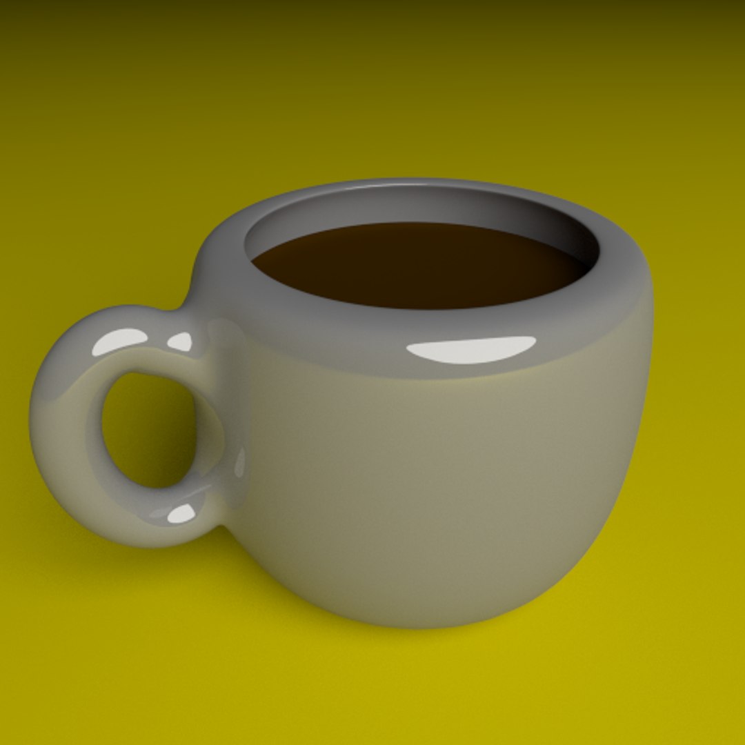 3d coffee mug