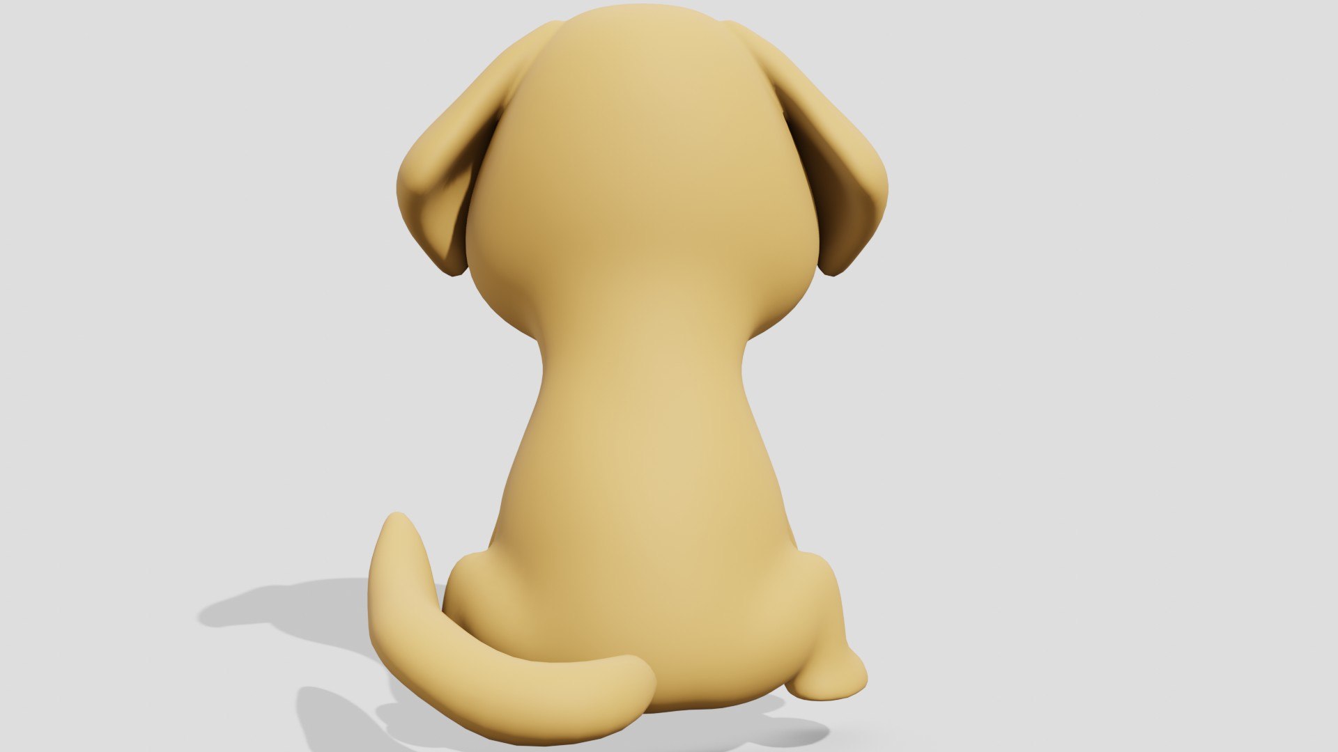 3D Cute Dog Golden Retriever Model - TurboSquid 2122586