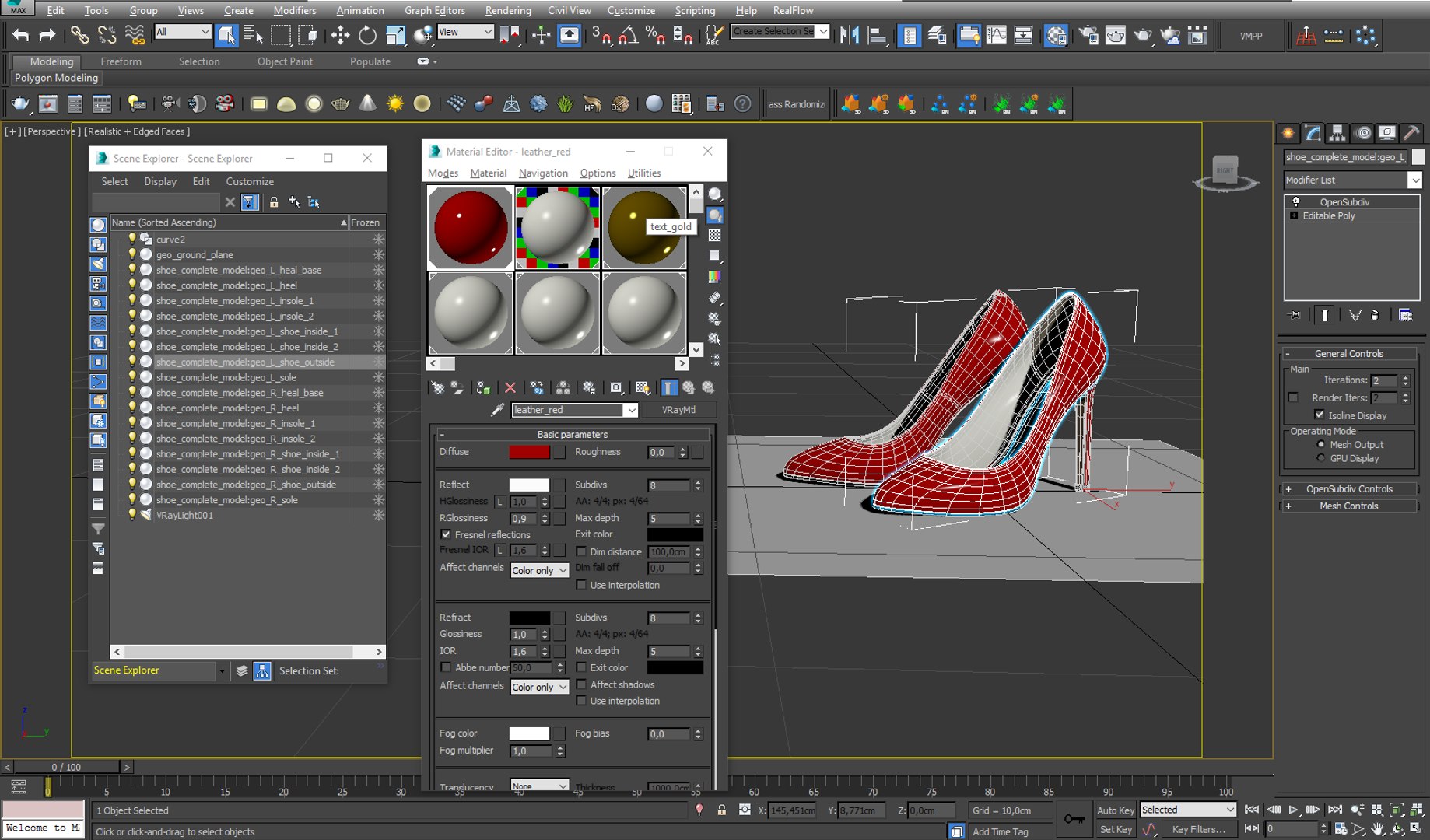 Heels 3d Max