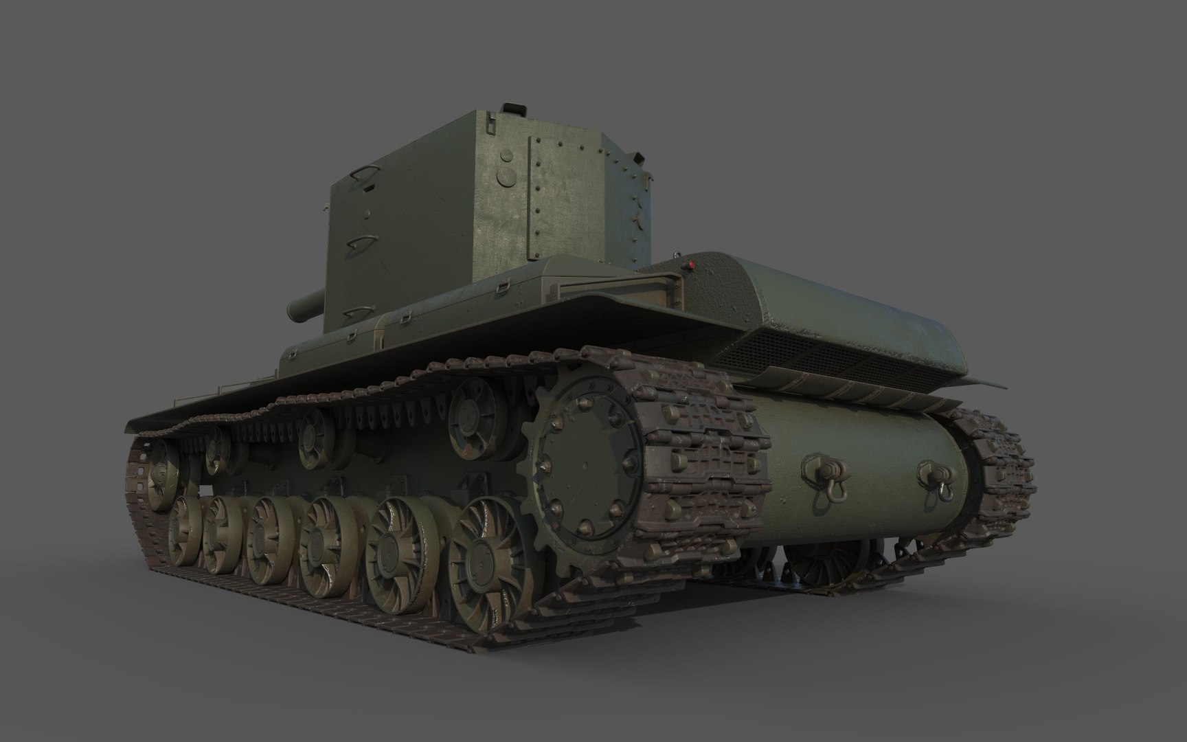 KV 2 Model 1939 3D Model - TurboSquid 2176814