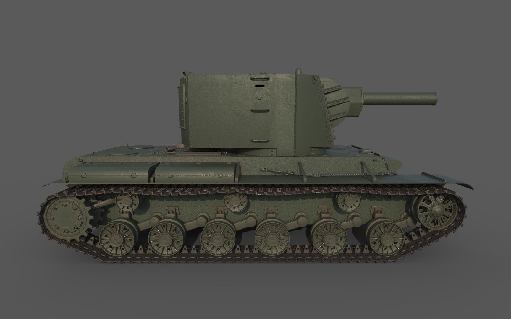 KV 2 Model 1939 3D Model - TurboSquid 2176814