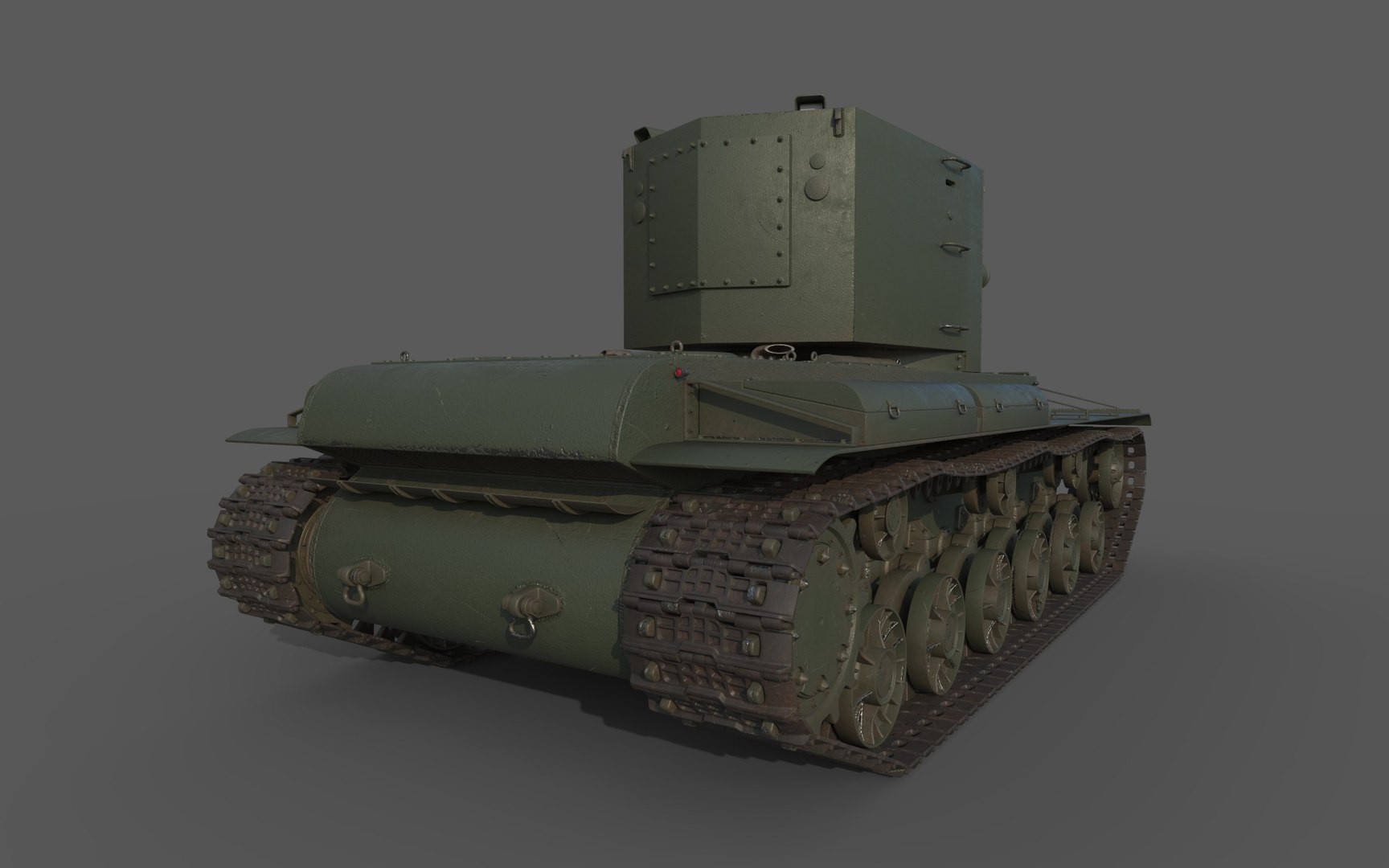 KV 2 Model 1939 3D Model - TurboSquid 2176814