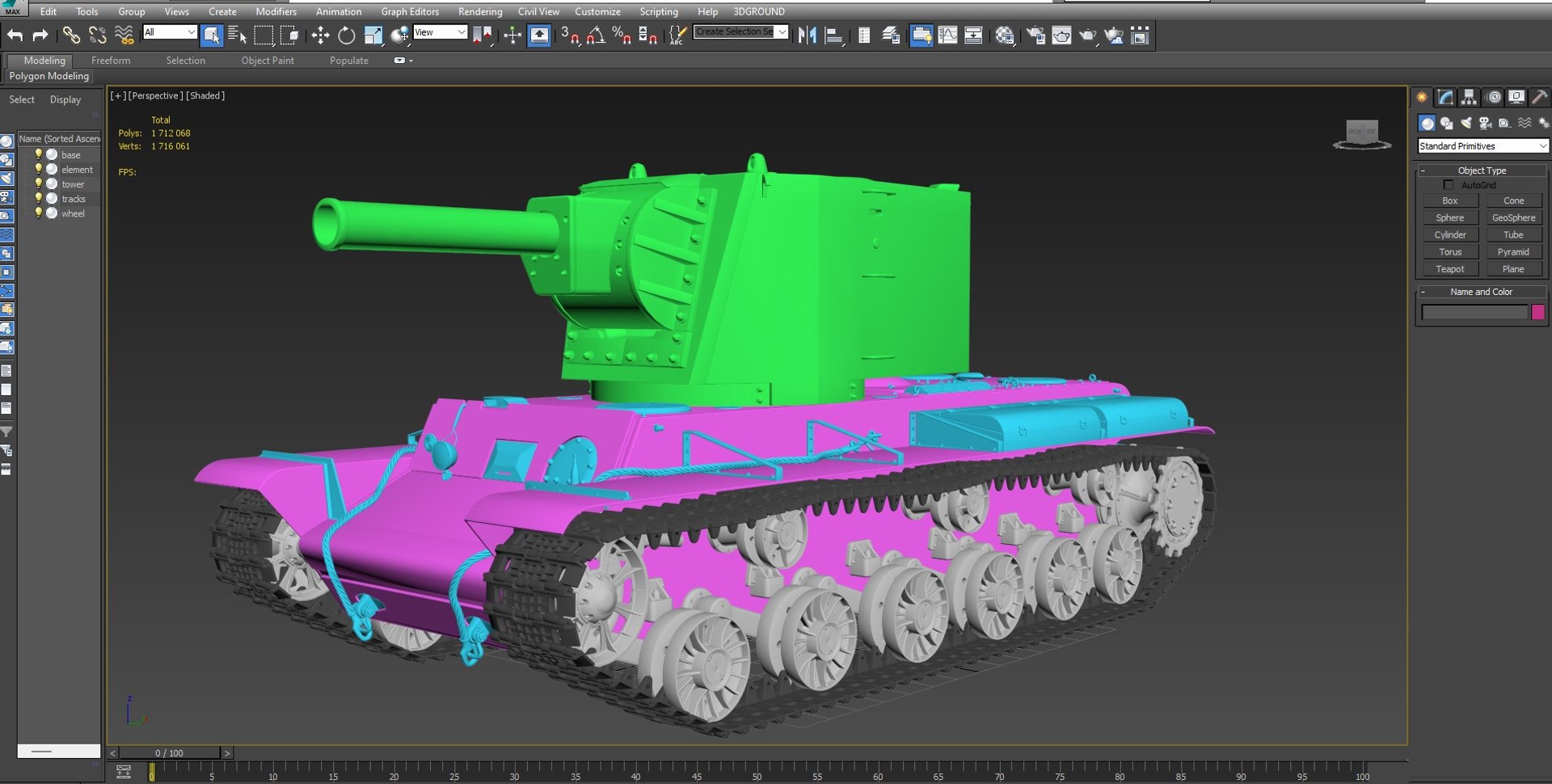 KV 2 Model 1939 3D Model - TurboSquid 2176814