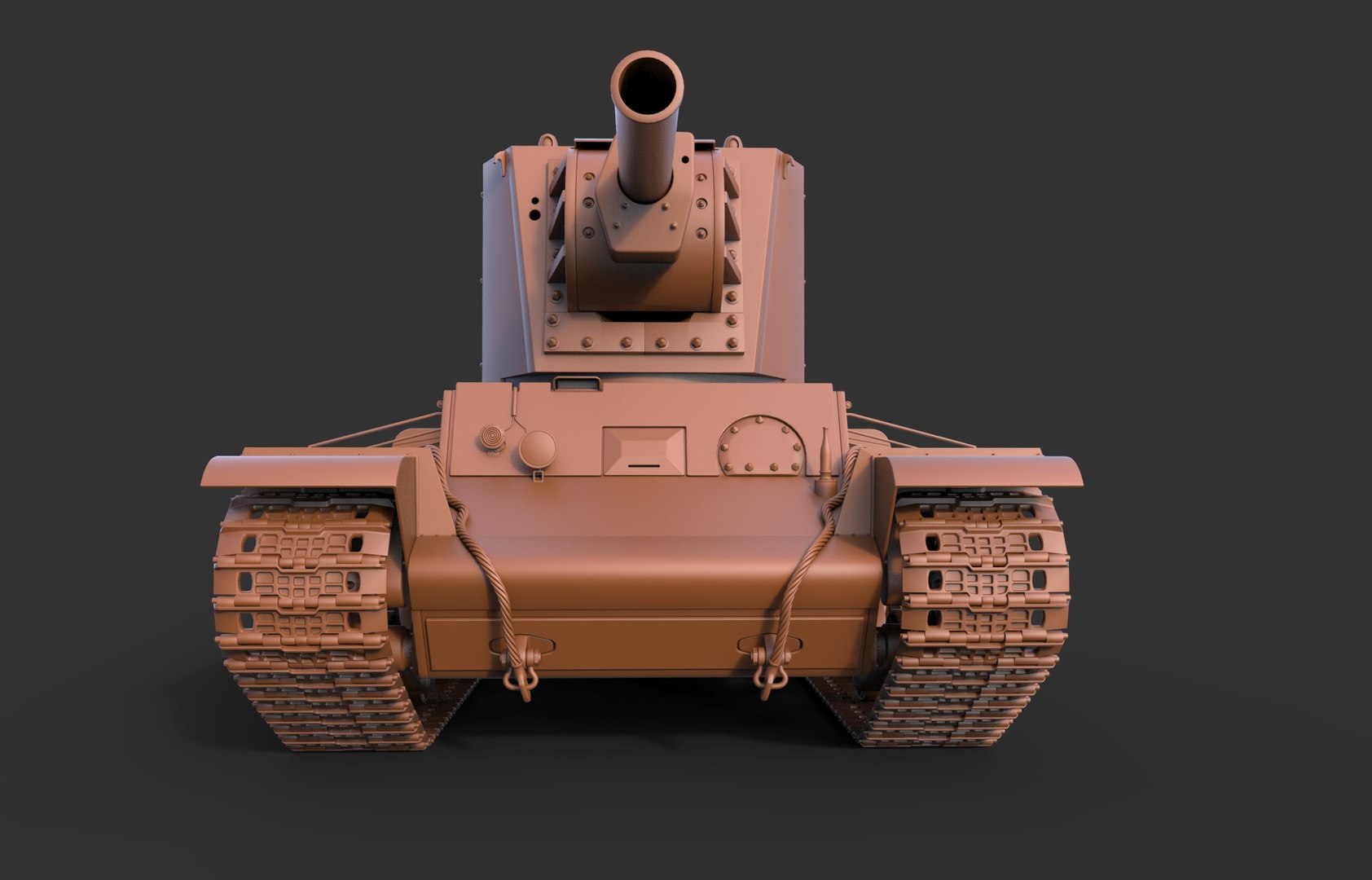 KV 2 Model 1939 3D Model - TurboSquid 2176814