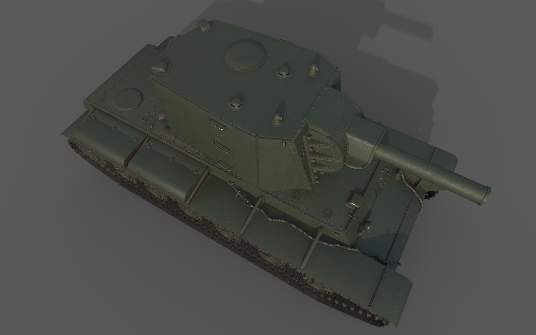 KV 2 Model 1939 3D Model - TurboSquid 2176814