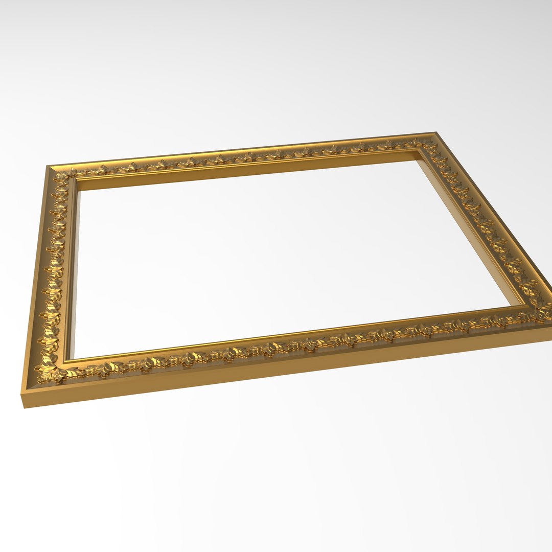 3D Decor Frame - TurboSquid 1666636