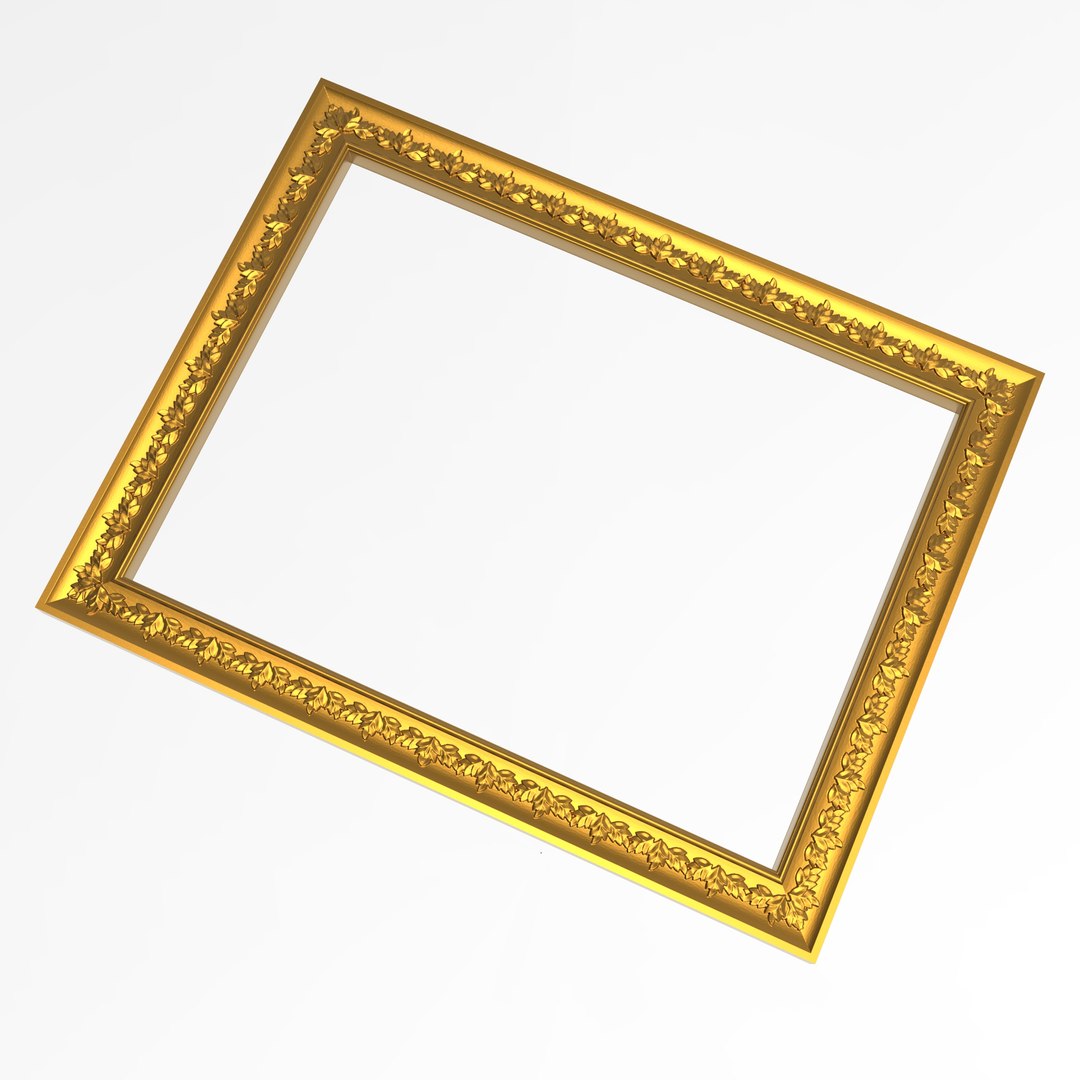 3D Decor Frame - TurboSquid 1666636
