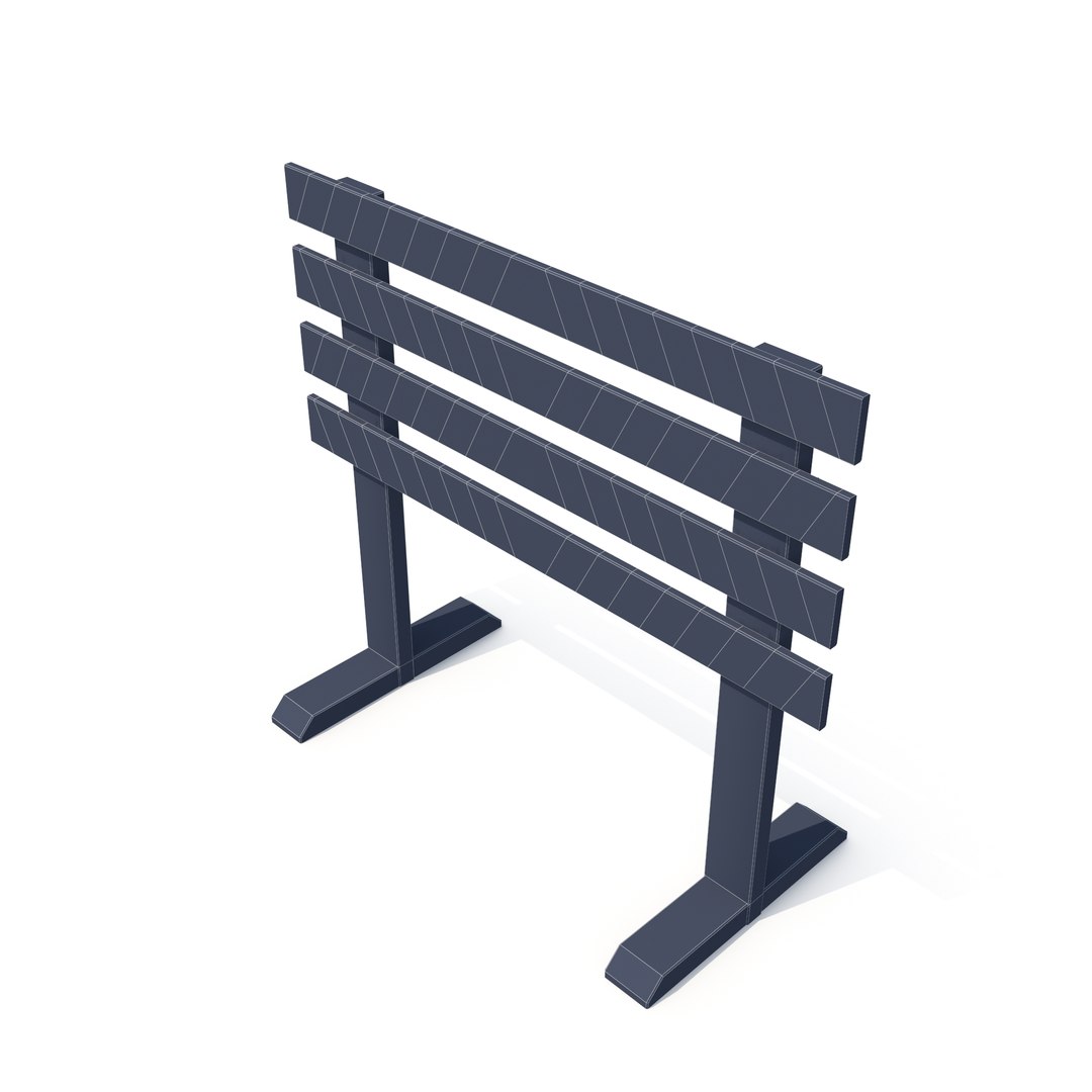 Barrier 3D model - TurboSquid 1857279