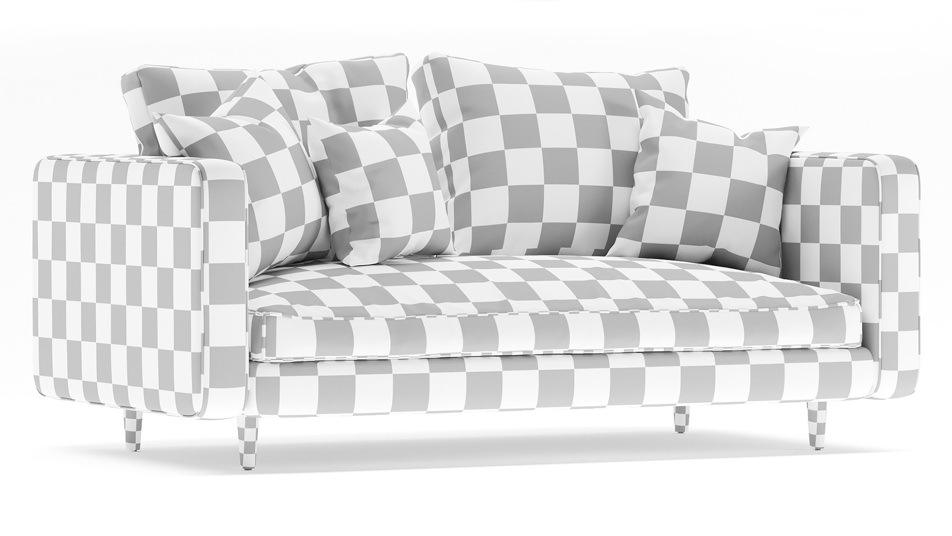 3D Sofa Houda 3 Seater Model - TurboSquid 1970106