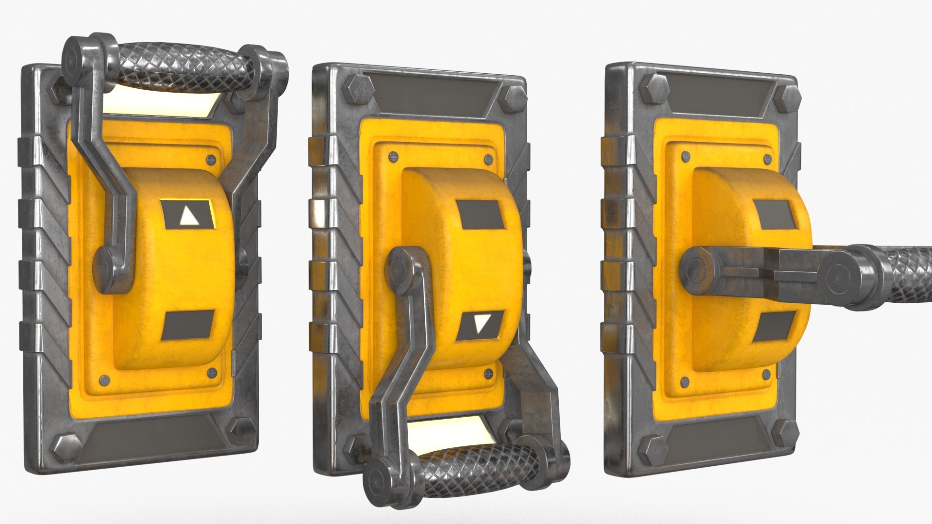 3D Industrial Power Switch - TurboSquid 1924449