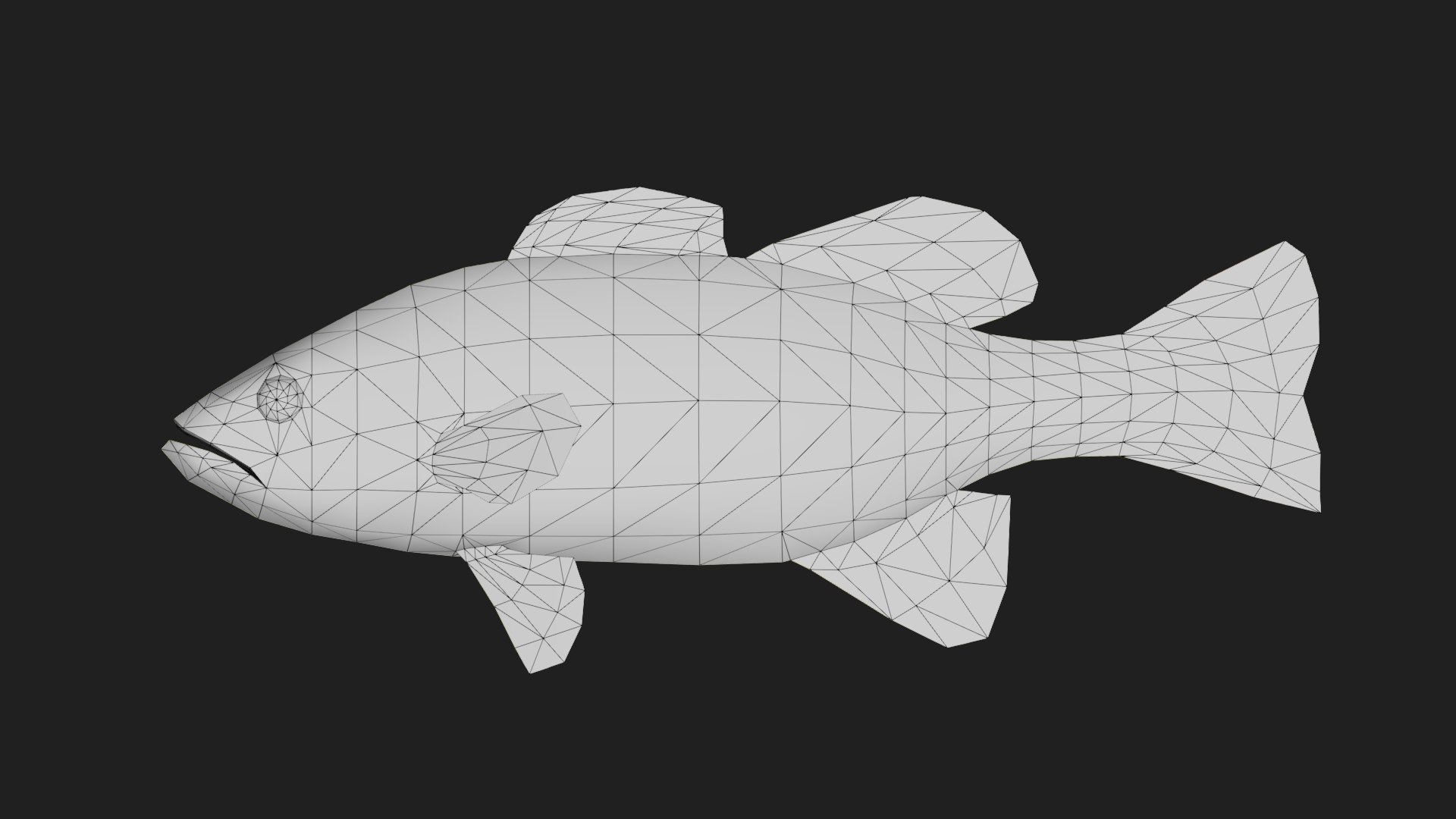 Bass Fish 3D Model - TurboSquid 2119699
