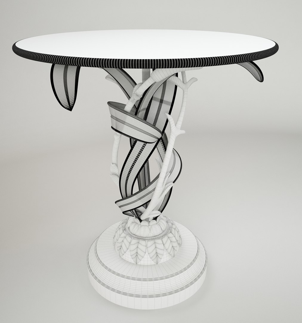3d Model Of Roberto Giovaninni Table