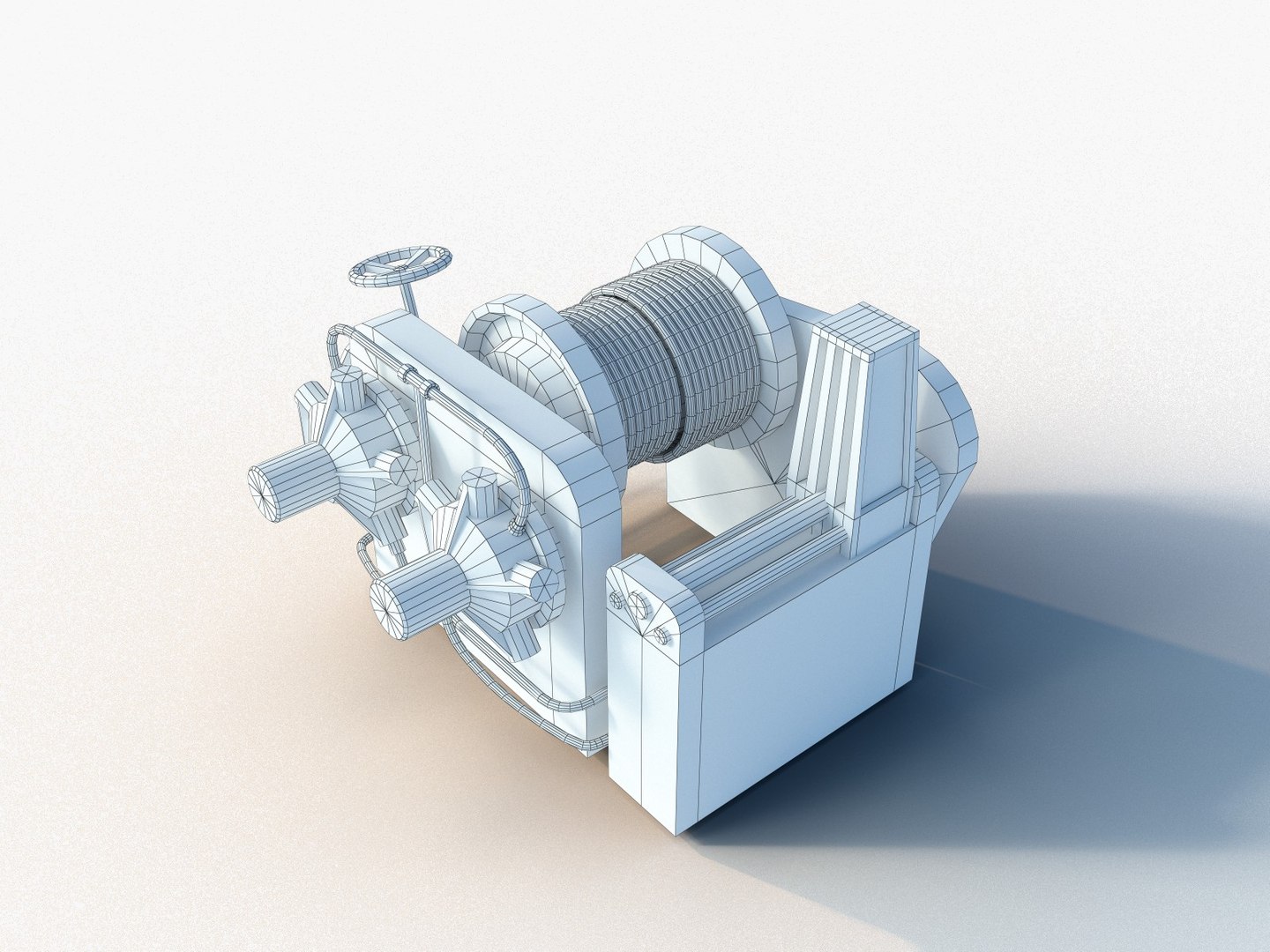 Stern Winch 3D Model - TurboSquid 1591899