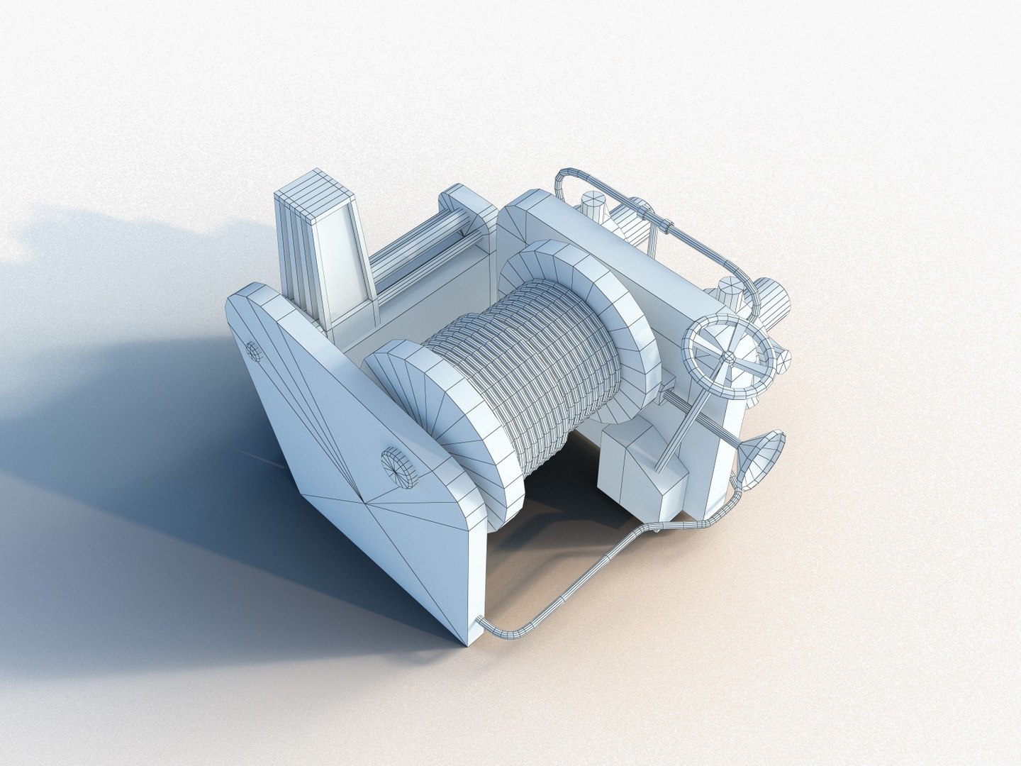 Stern Winch 3D Model - TurboSquid 1591899
