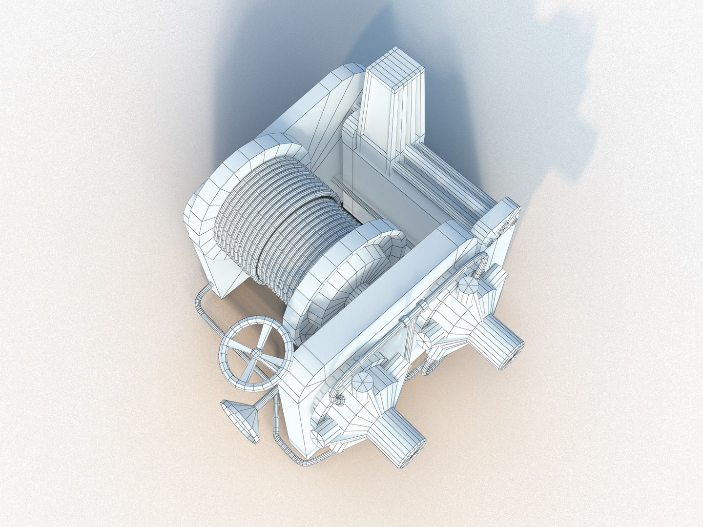 Stern Winch 3D Model - TurboSquid 1591899