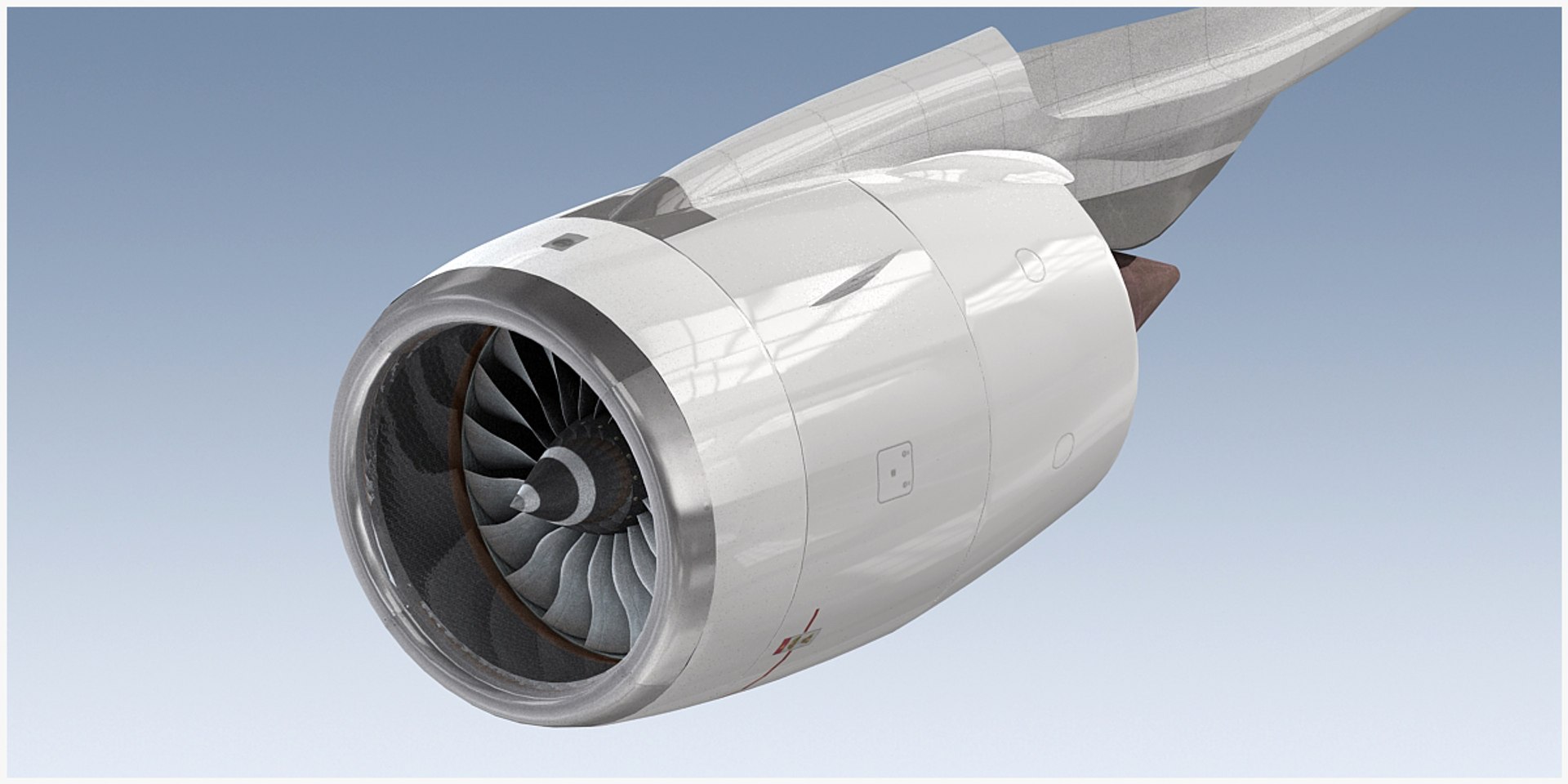 Airbus A350 Engine Model - TurboSquid 1468498