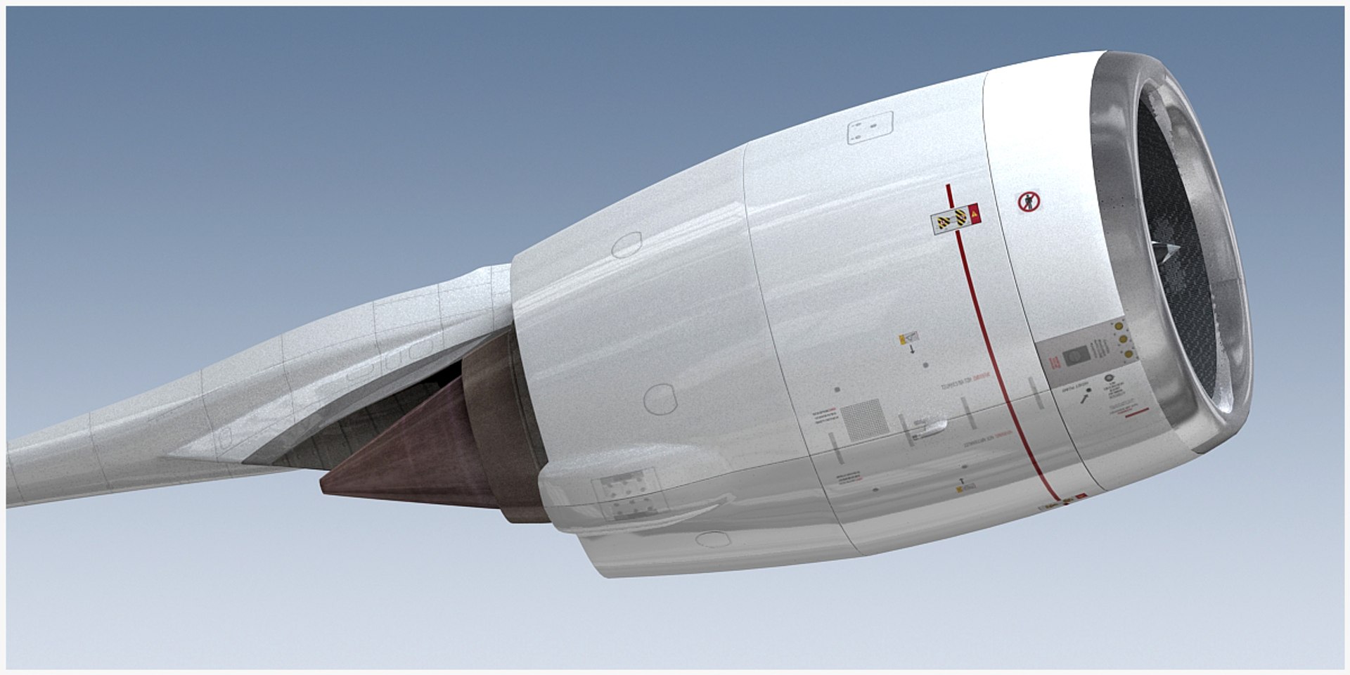 Airbus A350 Engine Model - TurboSquid 1468498