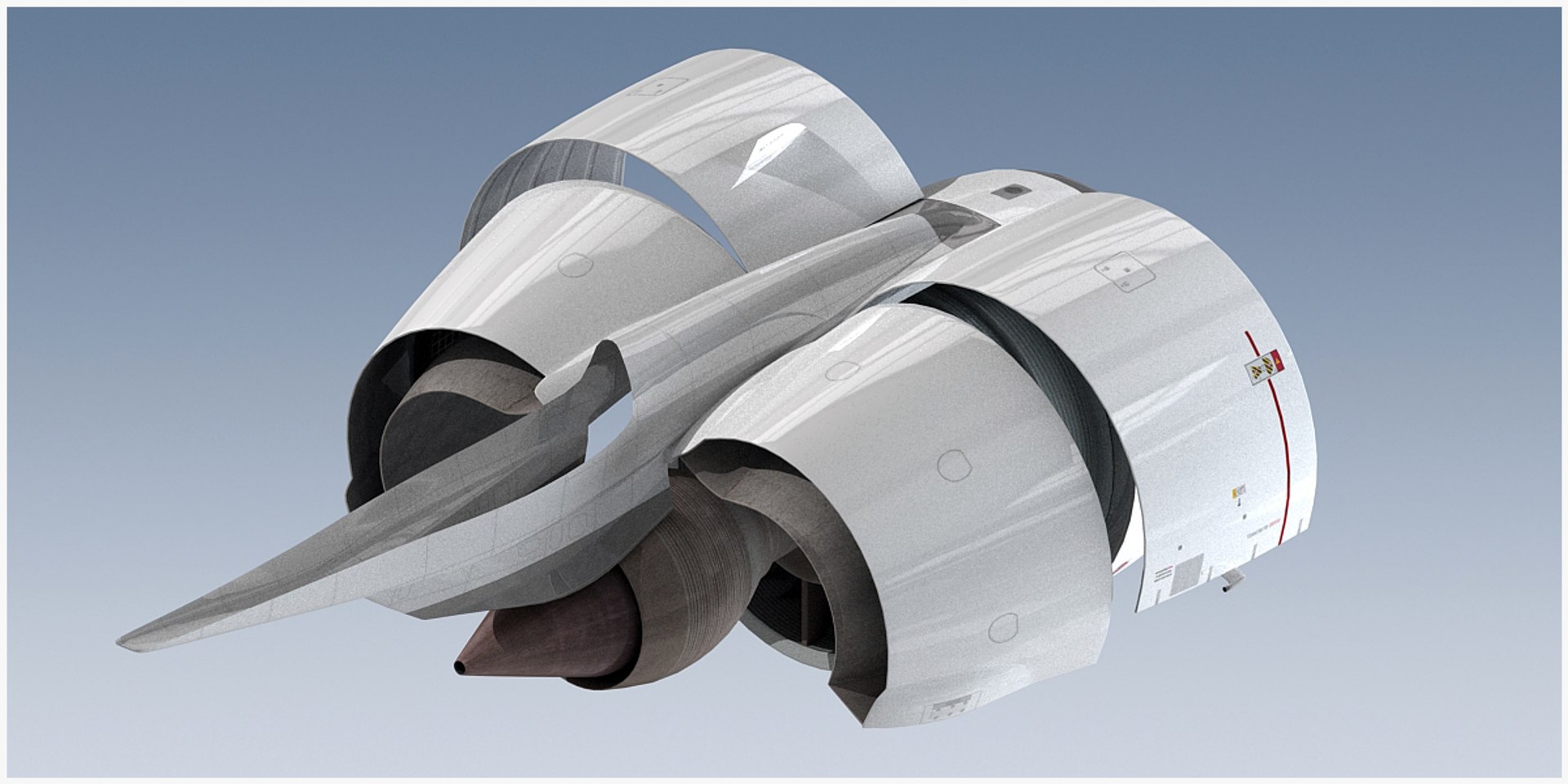 Airbus A350 Engine Model - TurboSquid 1468498