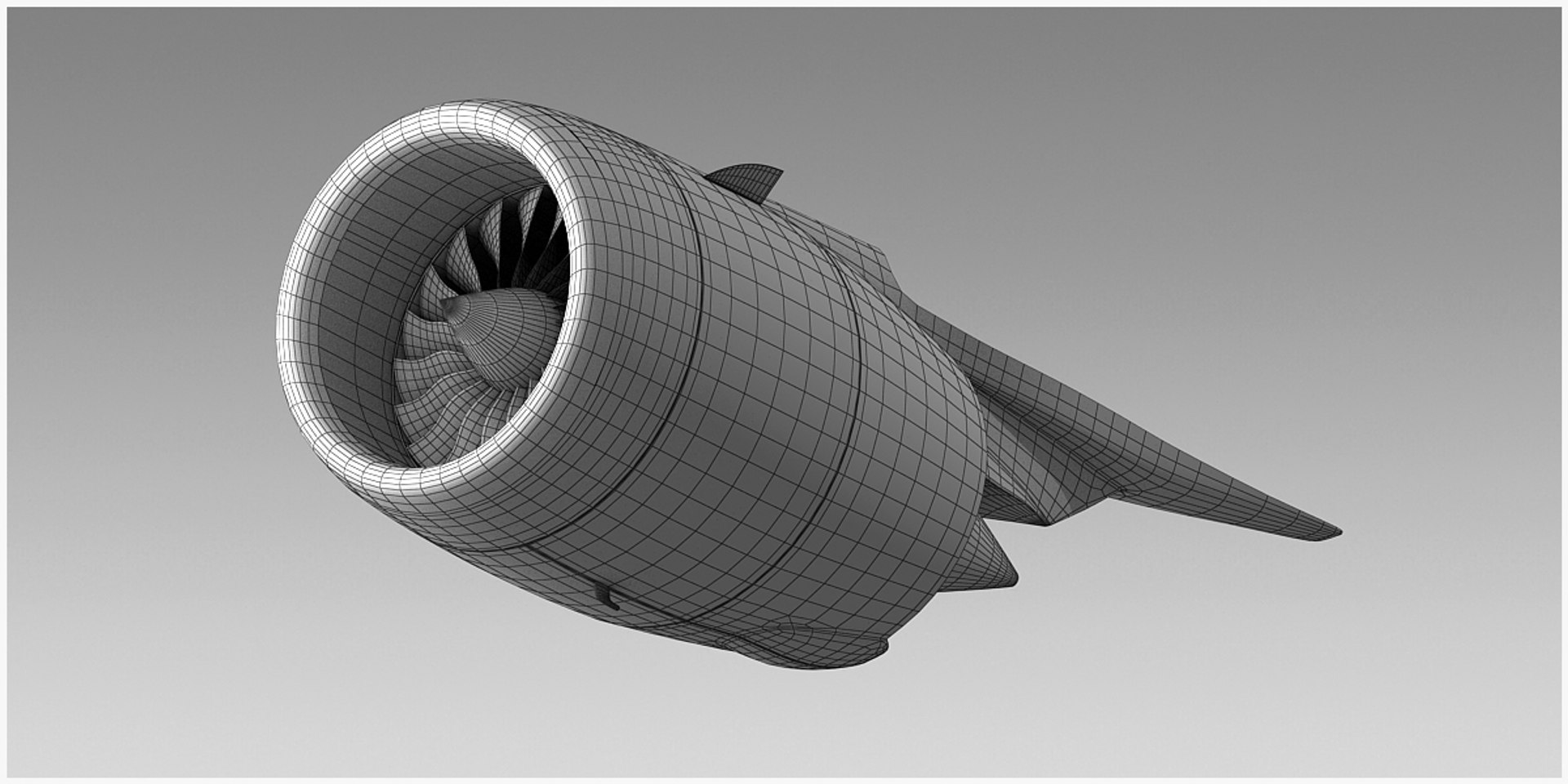 Airbus A350 Engine Model - TurboSquid 1468498