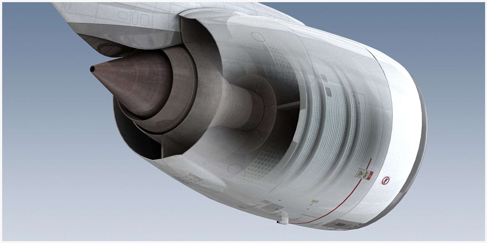 Airbus A350 Engine Model - TurboSquid 1468498