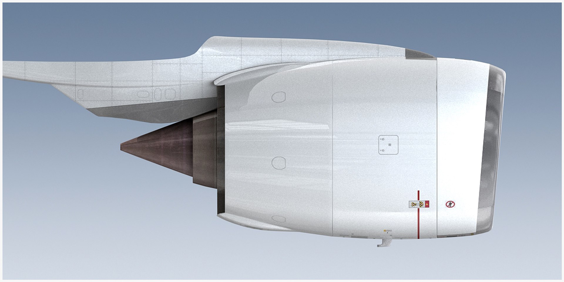 Airbus A350 Engine Model - TurboSquid 1468498