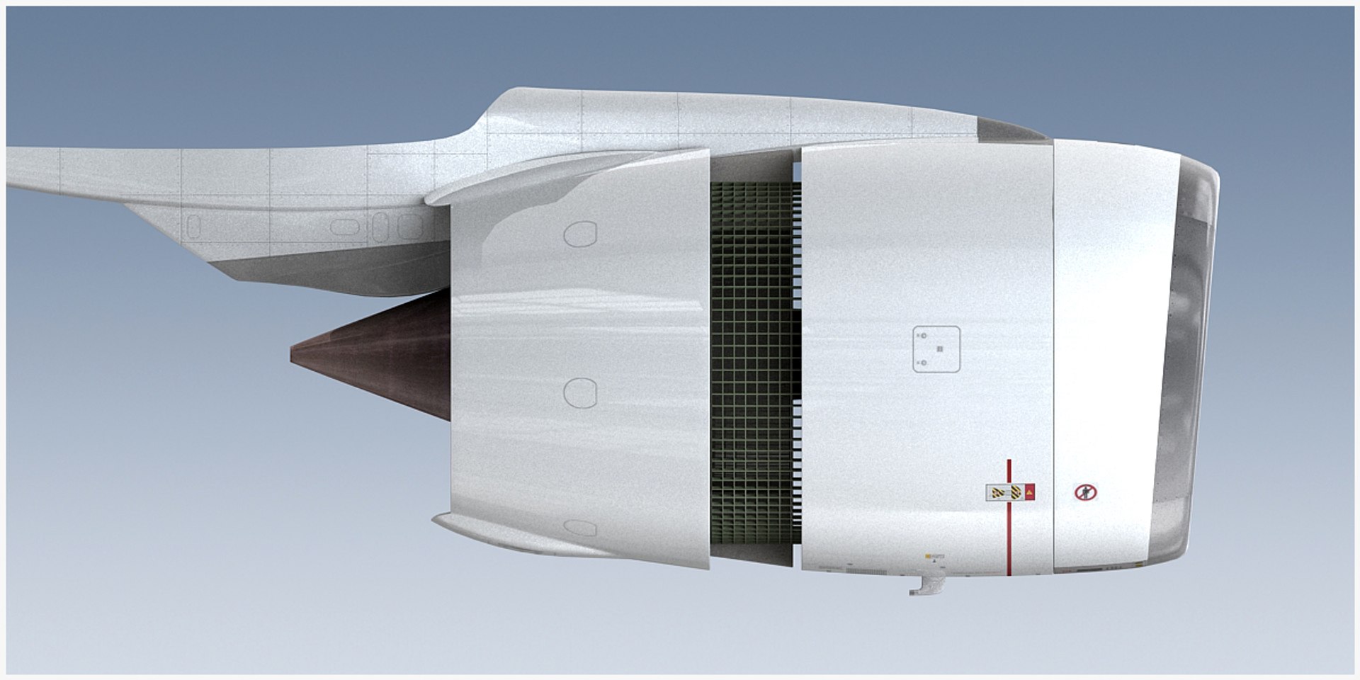 Airbus A350 Engine Model - TurboSquid 1468498