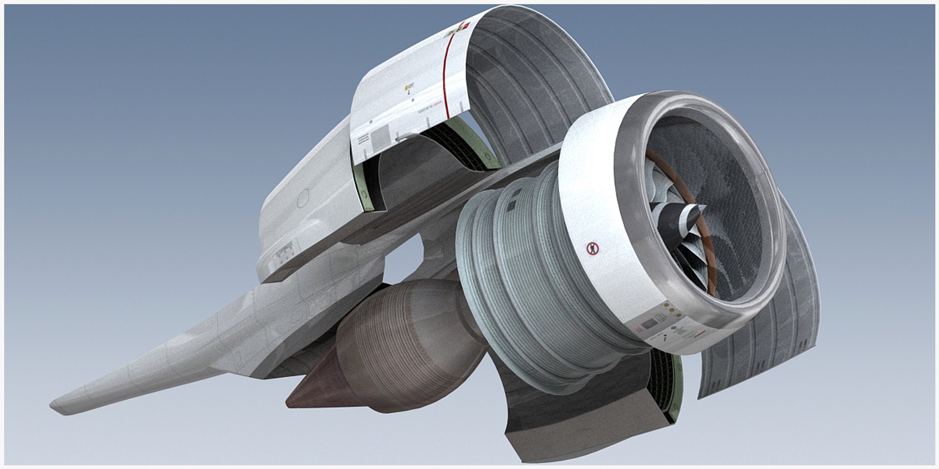 Airbus A350 Engine Model - TurboSquid 1468498
