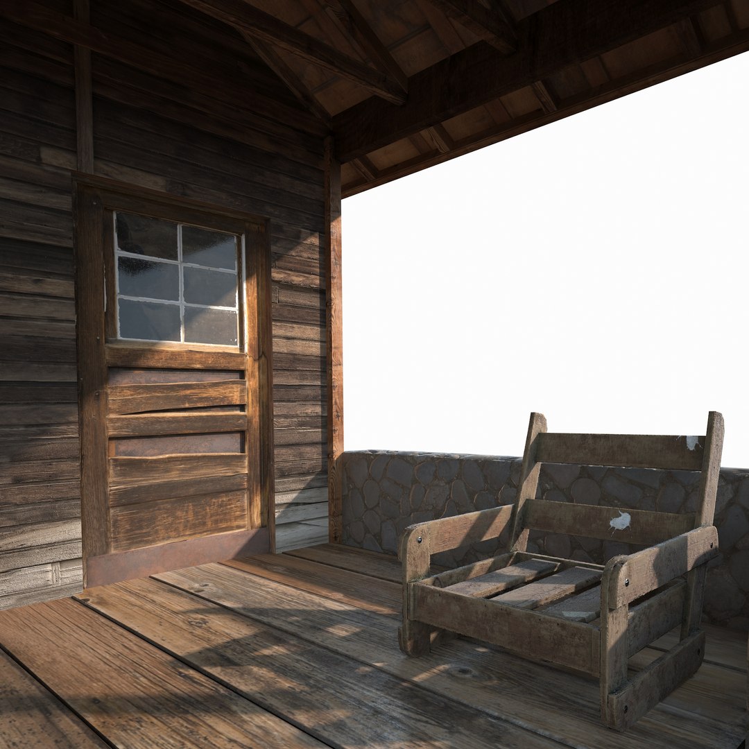 3D Old Wooden Shanty - TurboSquid 1223006