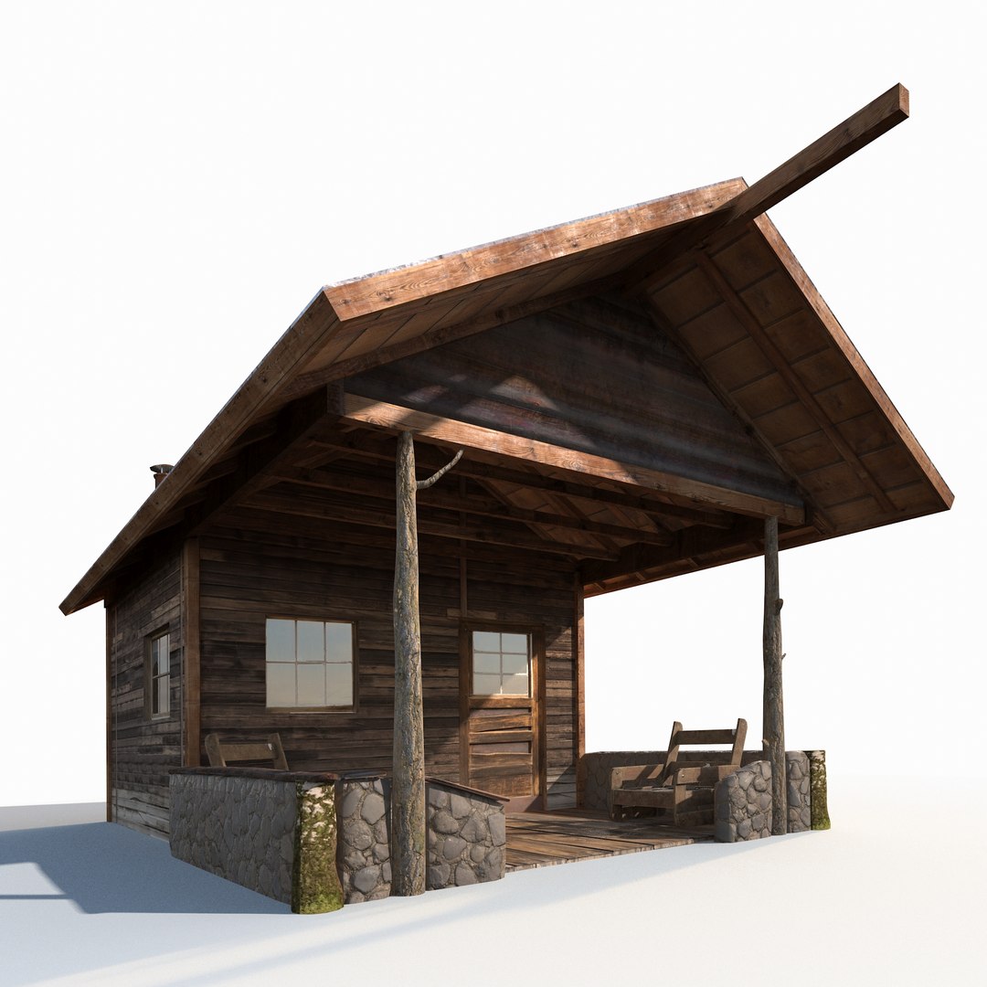 3D Old Wooden Shanty - TurboSquid 1223006