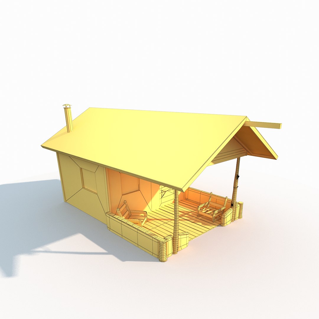 3D Old Wooden Shanty - TurboSquid 1223006
