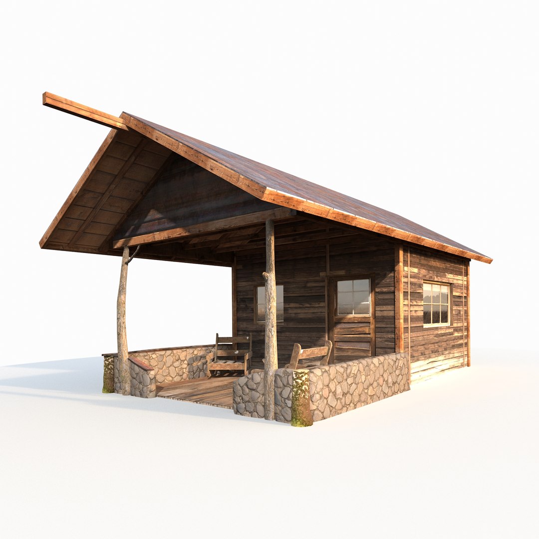 3D Old Wooden Shanty - TurboSquid 1223006