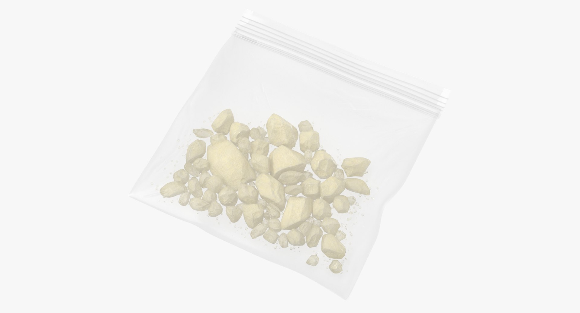 Small drug baggie crystal model - TurboSquid 1159506