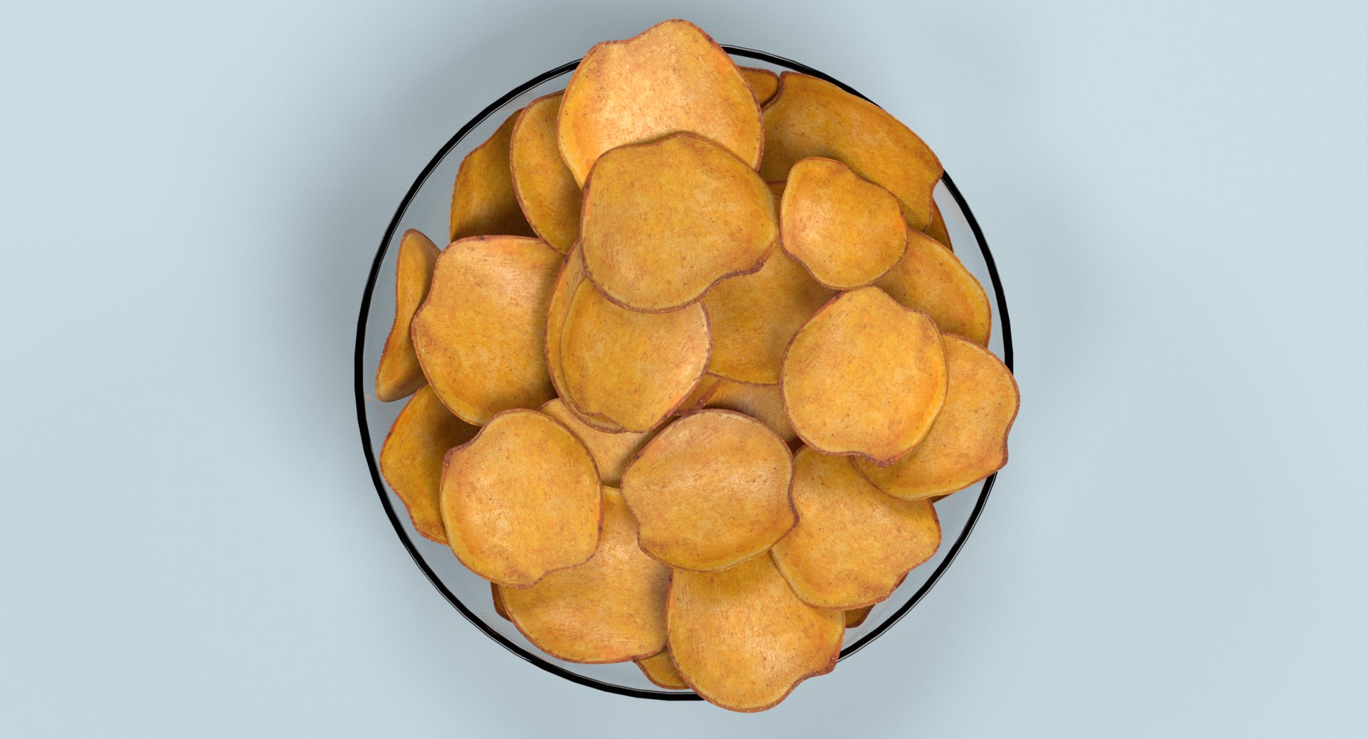 3D Potato Chips Model - TurboSquid 1219887