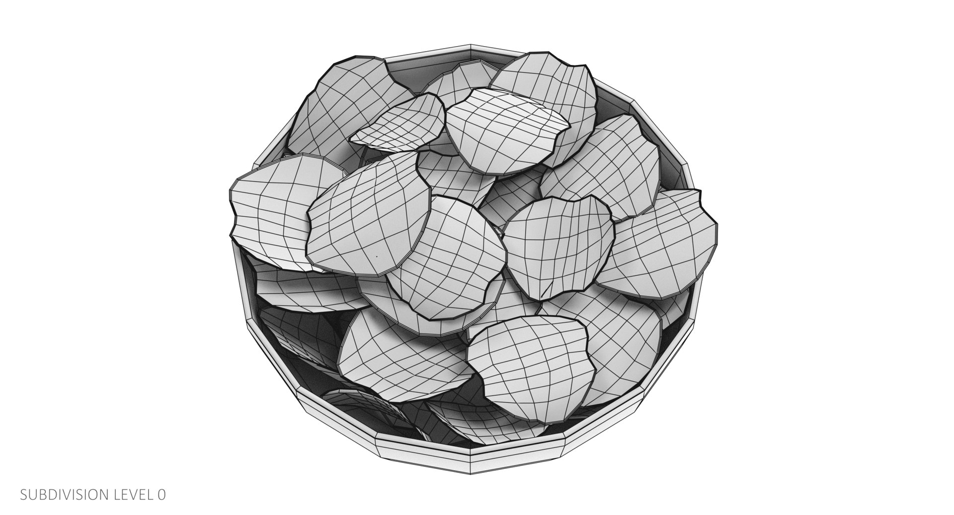 3D Potato Chips Model - TurboSquid 1219887