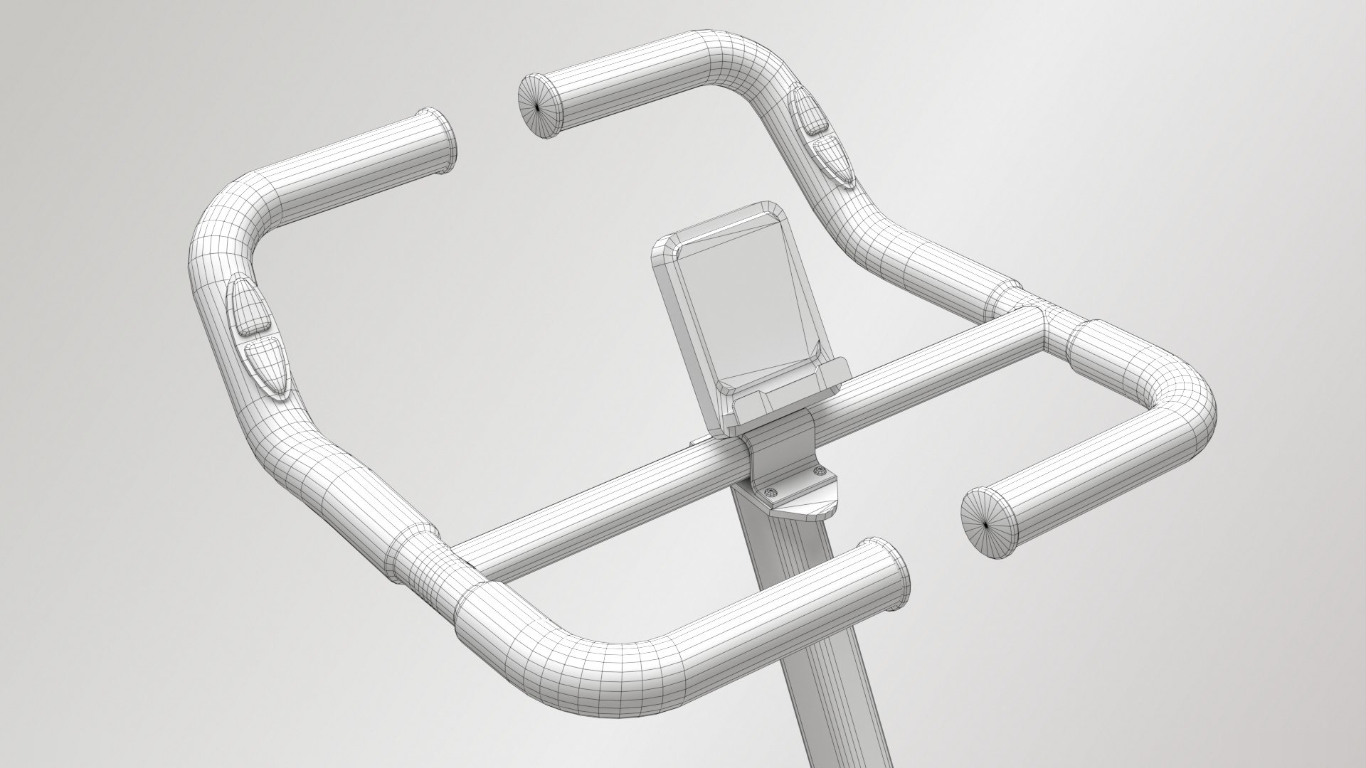 3D Exercise Spin Bike Low-poly model - TurboSquid 2046027