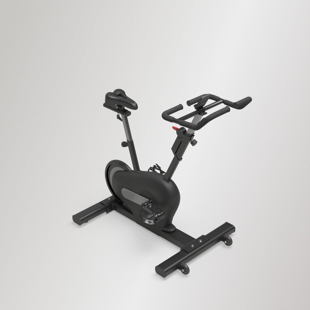 3D Exercise Spin Bike Low-poly model - TurboSquid 2046027