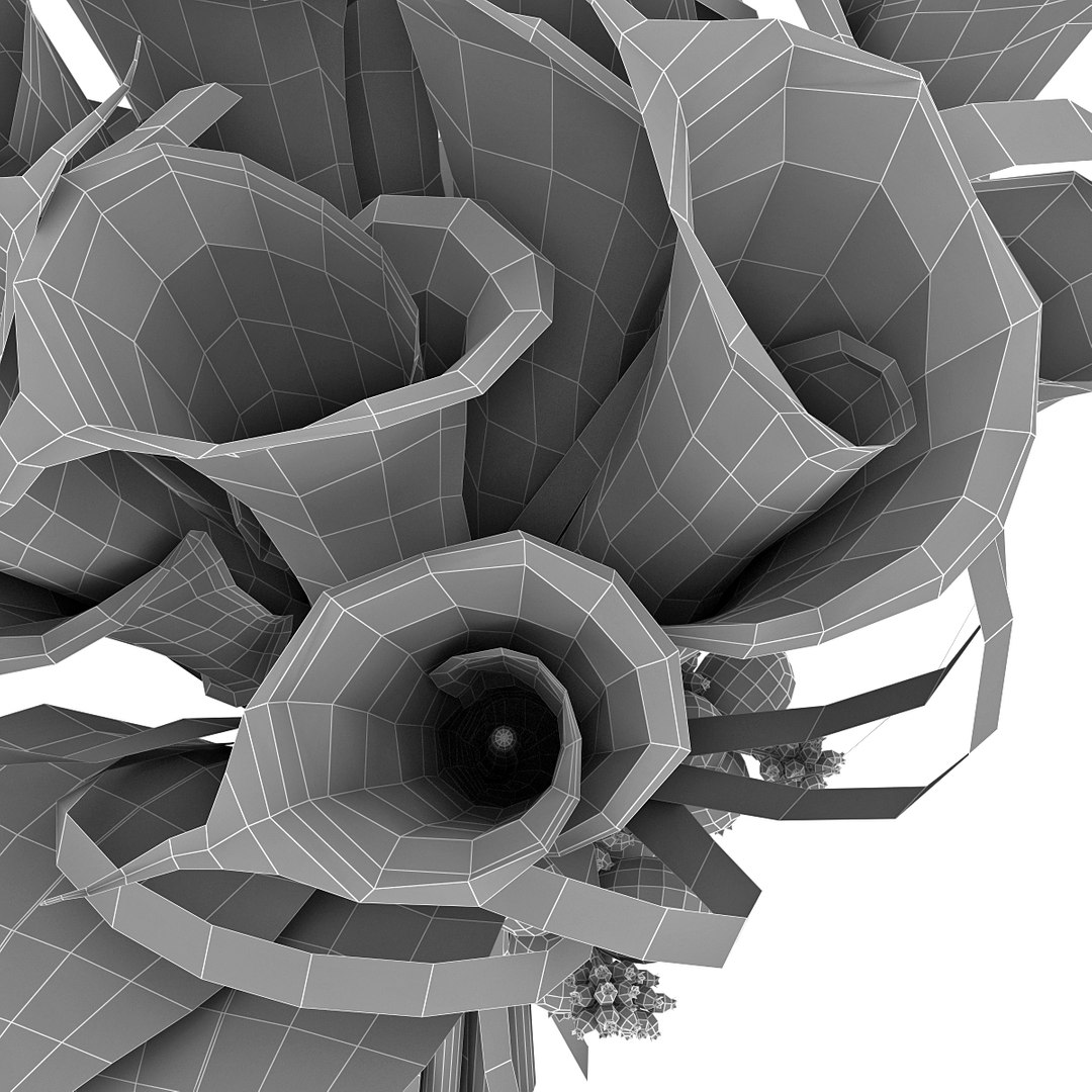 flower bouquet 3d max