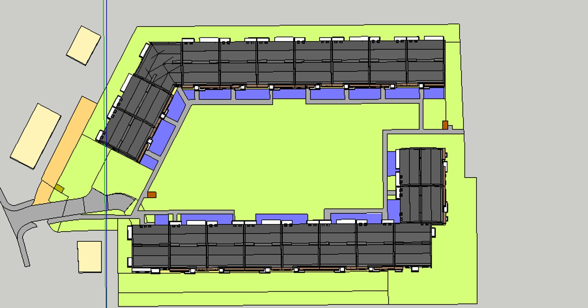 Free 3D 3story Complex Building House Model - TurboSquid 1229460