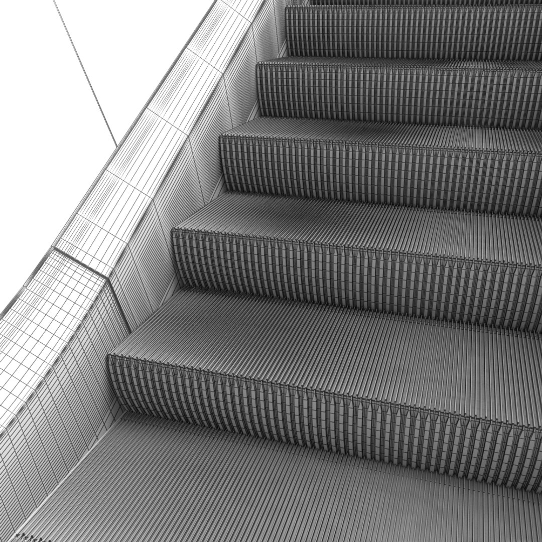 3D Model Escalator - TurboSquid 1238967