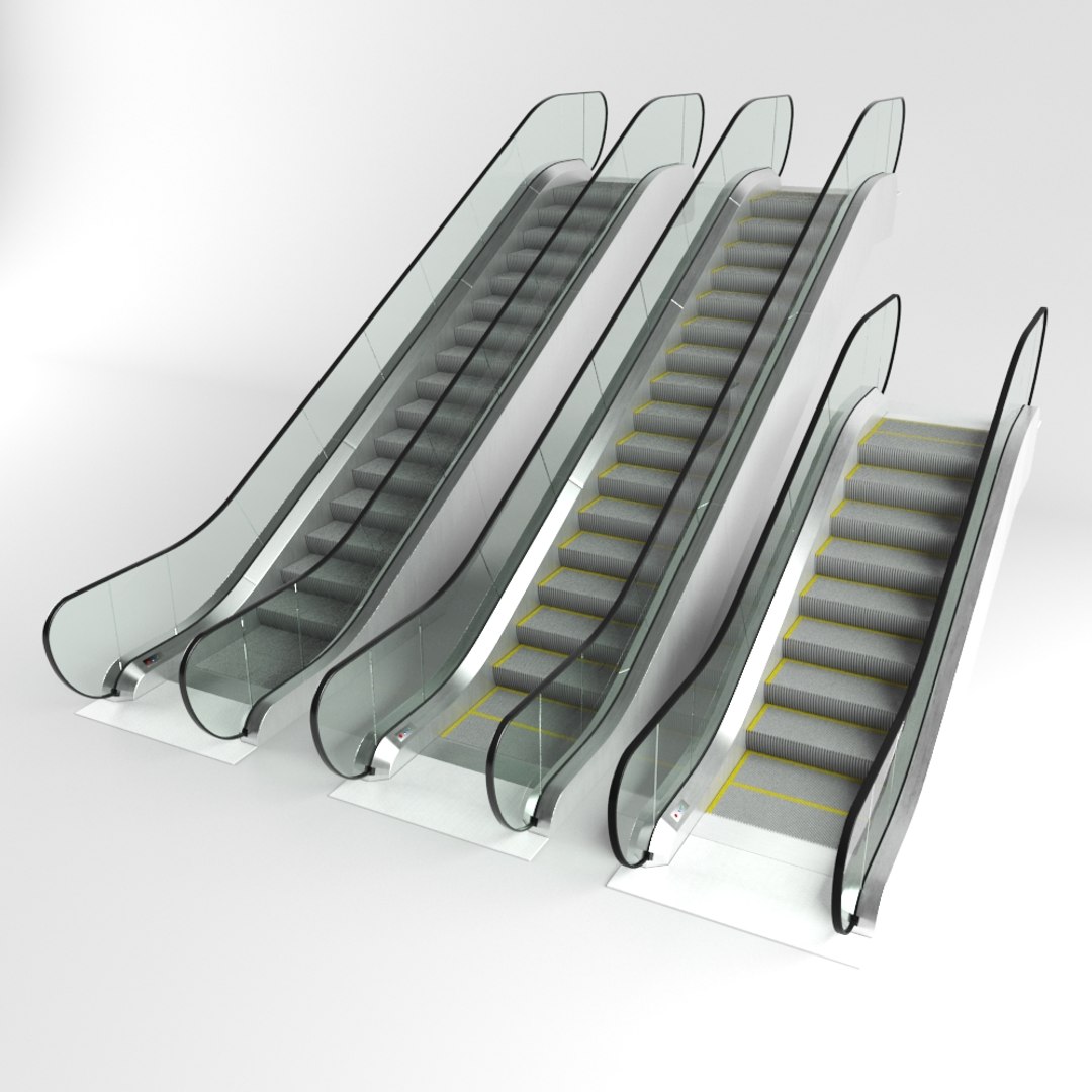 3D Model Escalator - TurboSquid 1238967