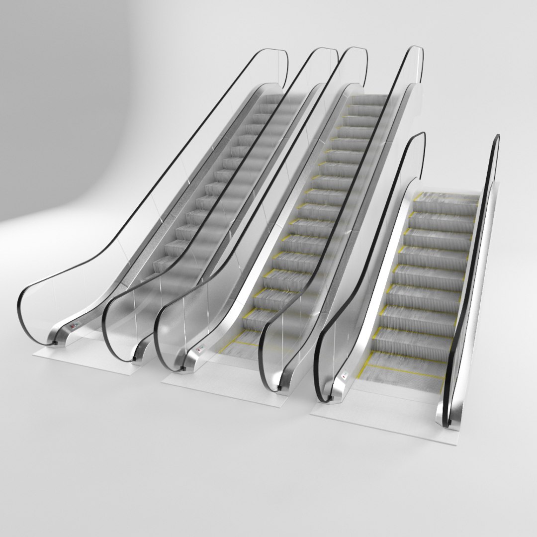3D Model Escalator - TurboSquid 1238967