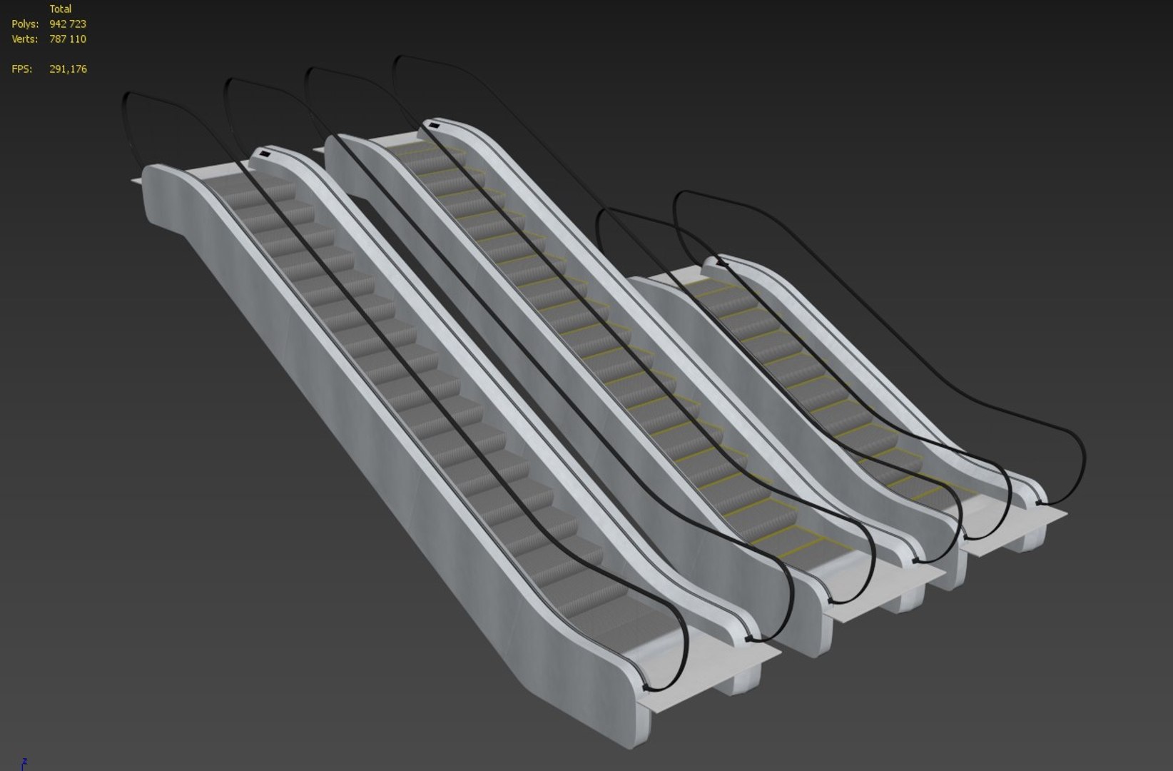 3D Model Escalator - TurboSquid 1238967
