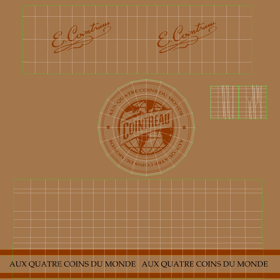 3D Cointreau Liqueur Bottles - TurboSquid 1386184