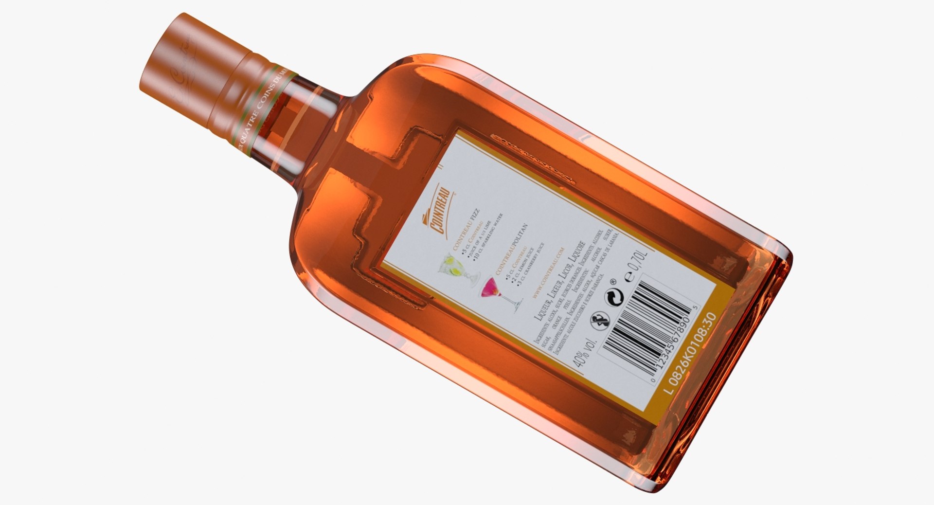 3D cointreau liqueur bottles - TurboSquid 1386184