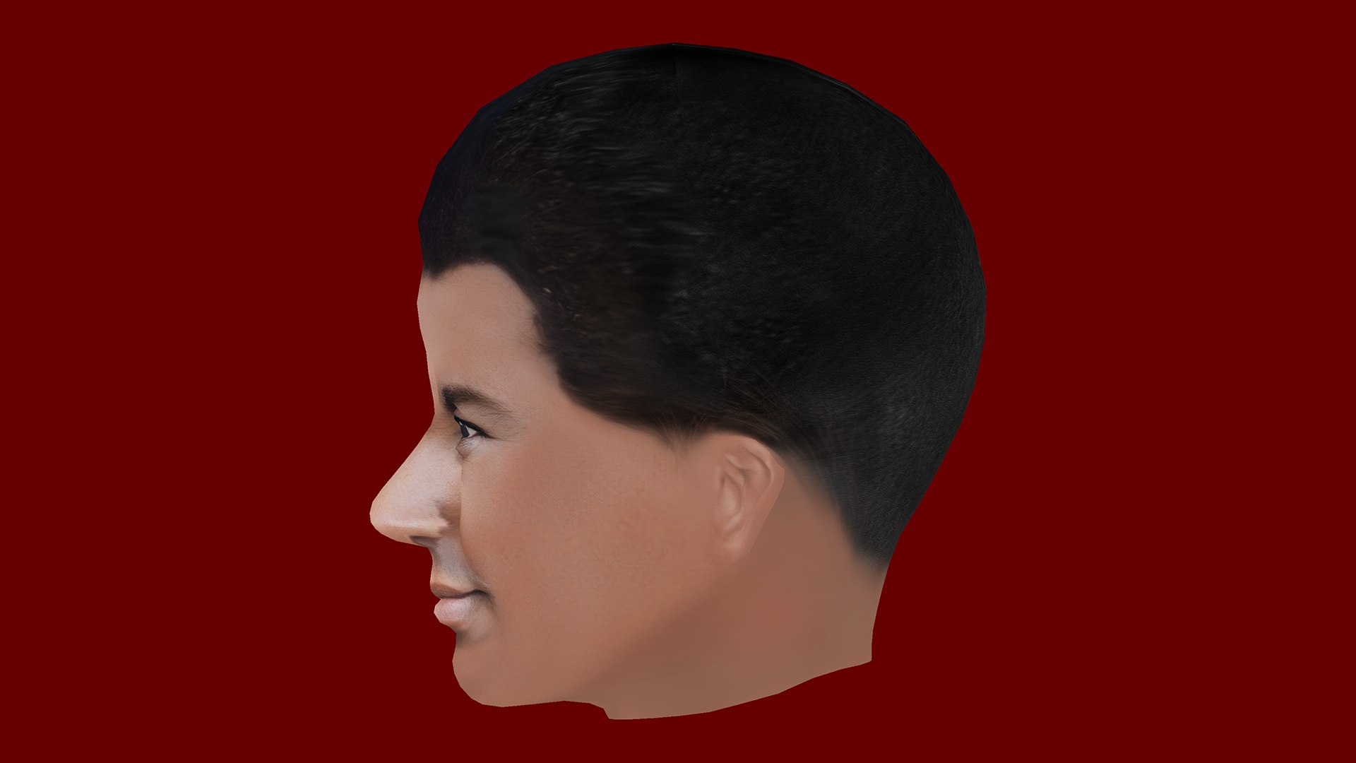 Muhammad Ali Head - Low Poly Head For Game Low-poly 3D Model ...