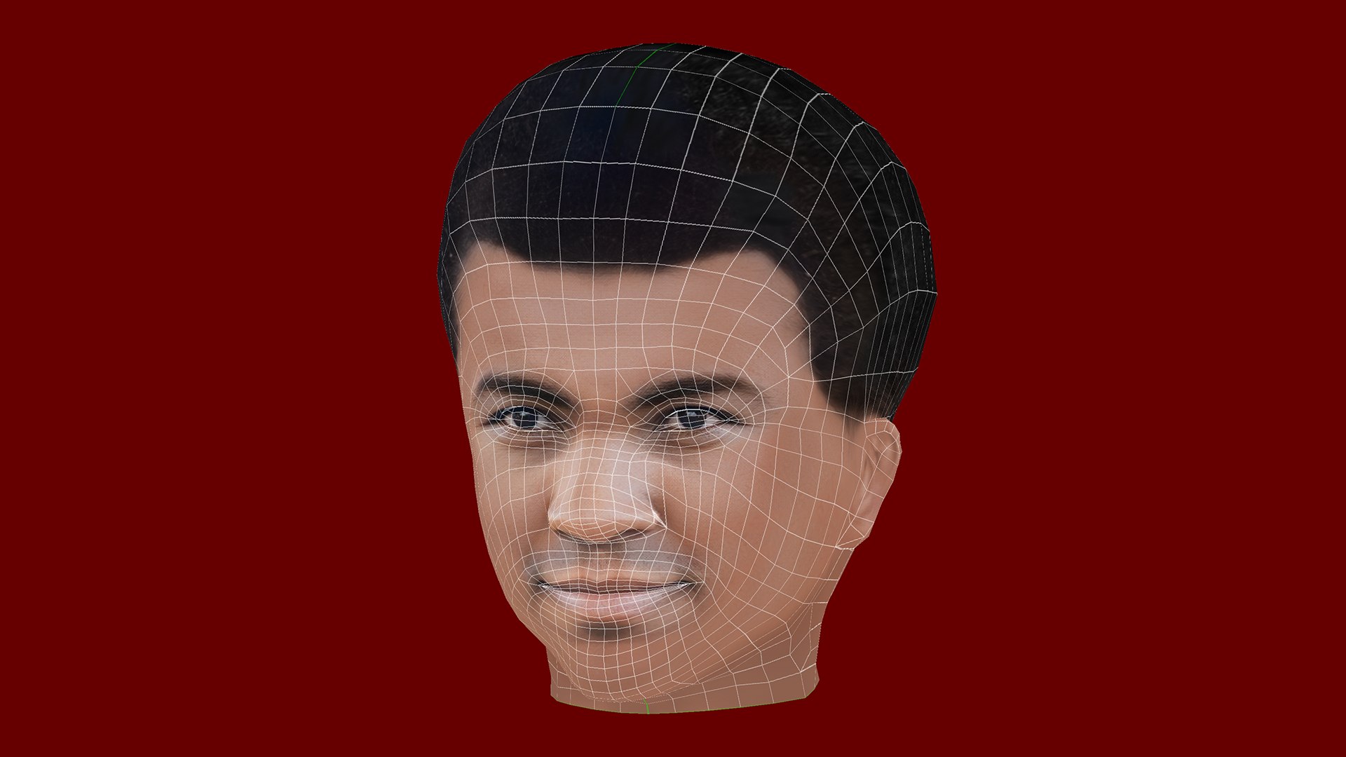 Muhammad Ali Head - Low Poly Head For Game Low-poly 3D Model ...