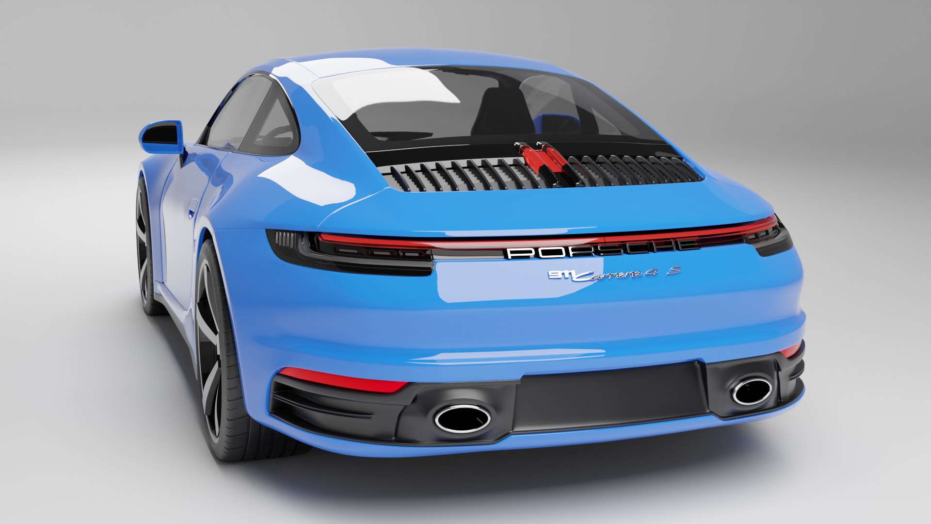 PORSCHE 911 CARRERA 4S BLUE 3D - TurboSquid 2260248