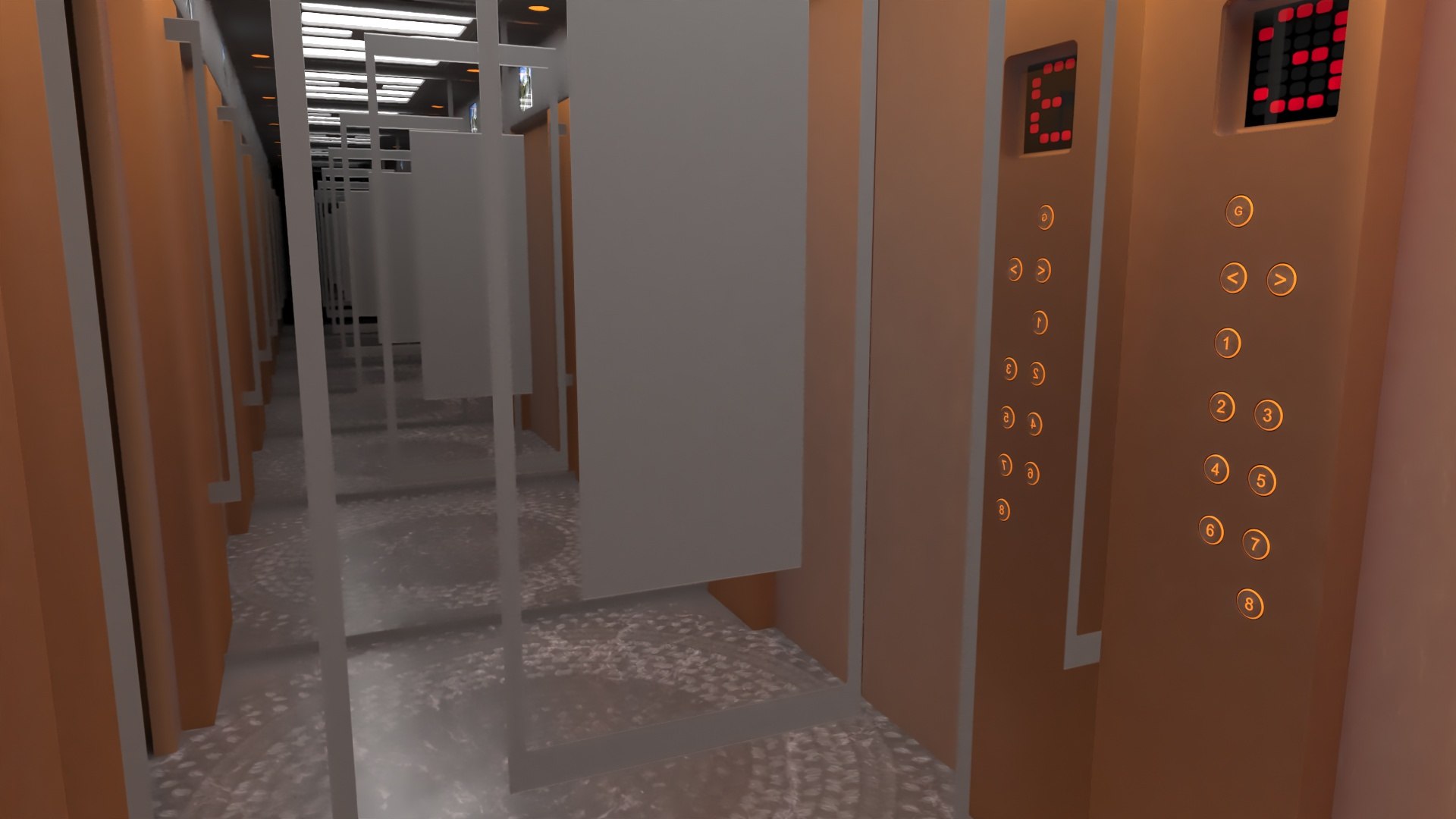 Elevator 3D model - TurboSquid 1830607