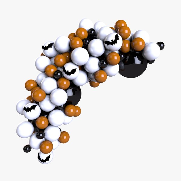 Balloon Arch Halloween Decoration 3D model - TurboSquid 1959274